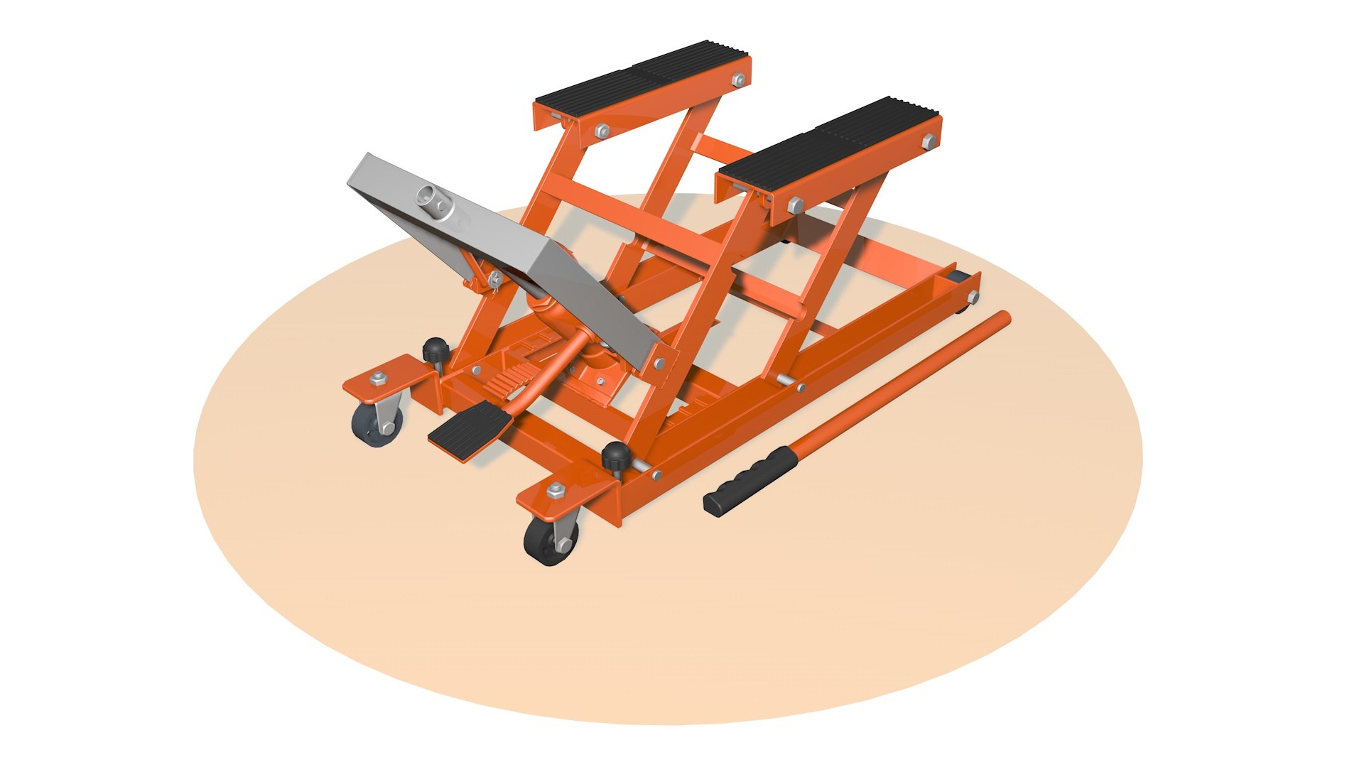 3D lift elevator jack model - TurboSquid 1606264