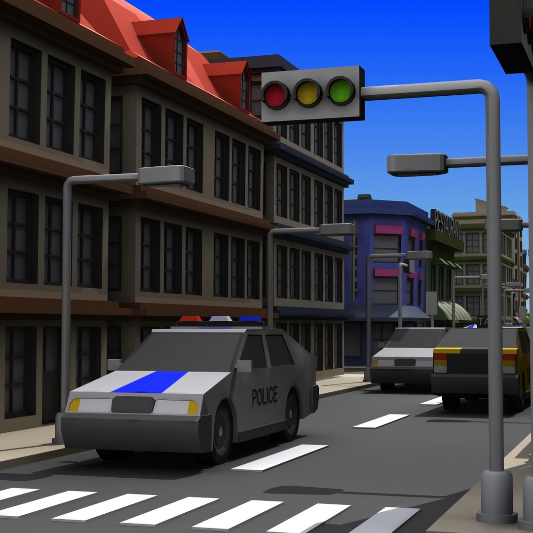 Cartoon City 2 3D Model - TurboSquid 1330736