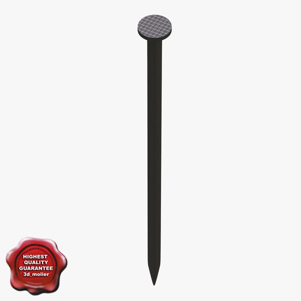 3d model of realistic nail
