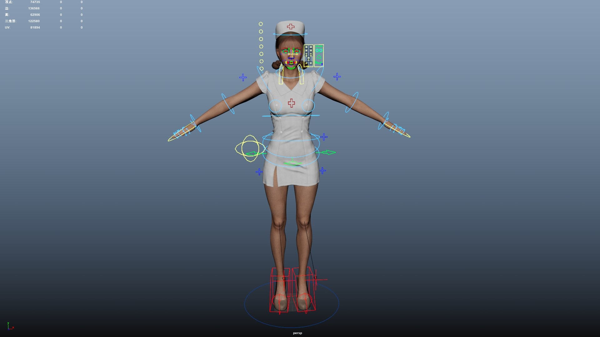 3D Model Nurse - TurboSquid 2414212