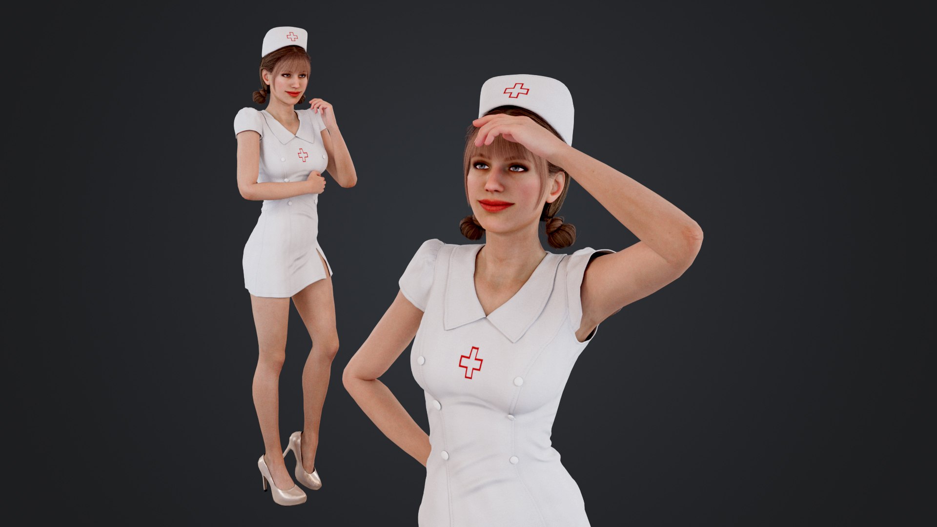 3D Model Nurse - TurboSquid 2414212