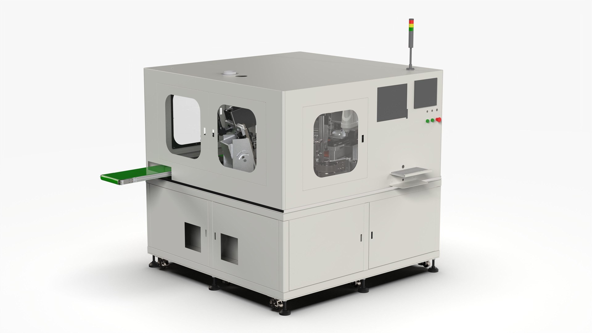 Automatic Mobile Phone Assembly And Laser Welding Machine 3D ...