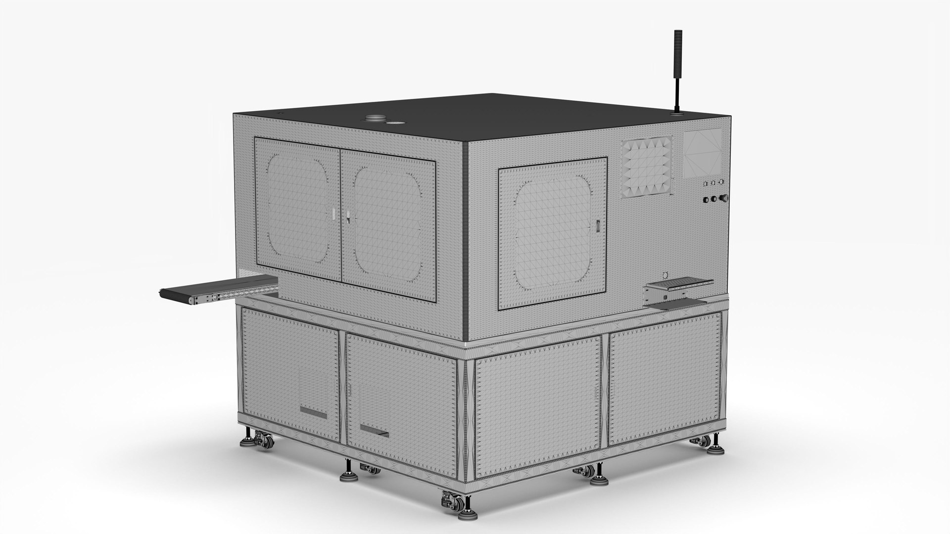 Automatic Mobile Phone Assembly And Laser Welding Machine 3D ...