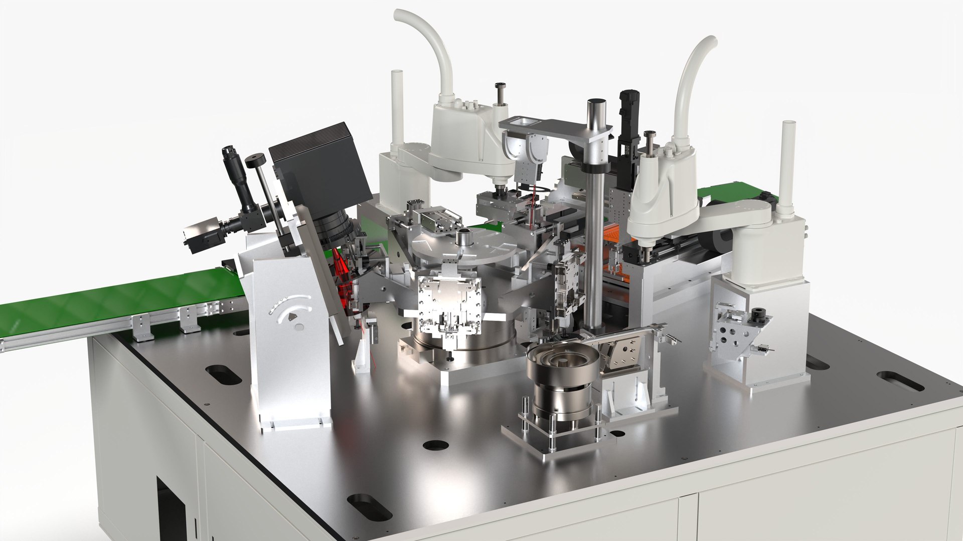 Automatic Mobile Phone Assembly And Laser Welding Machine 3D ...