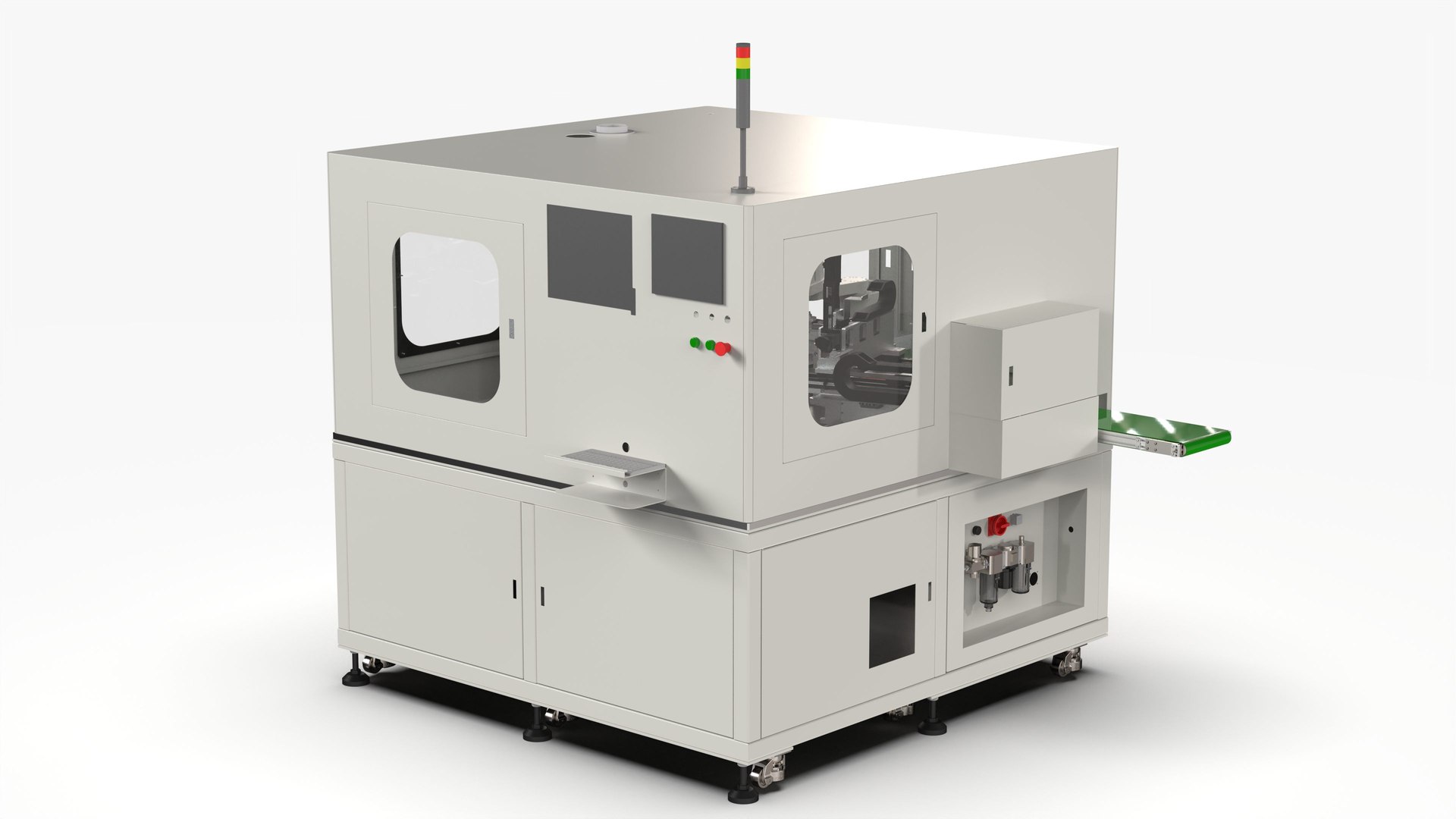 Automatic Mobile Phone Assembly And Laser Welding Machine 3D ...