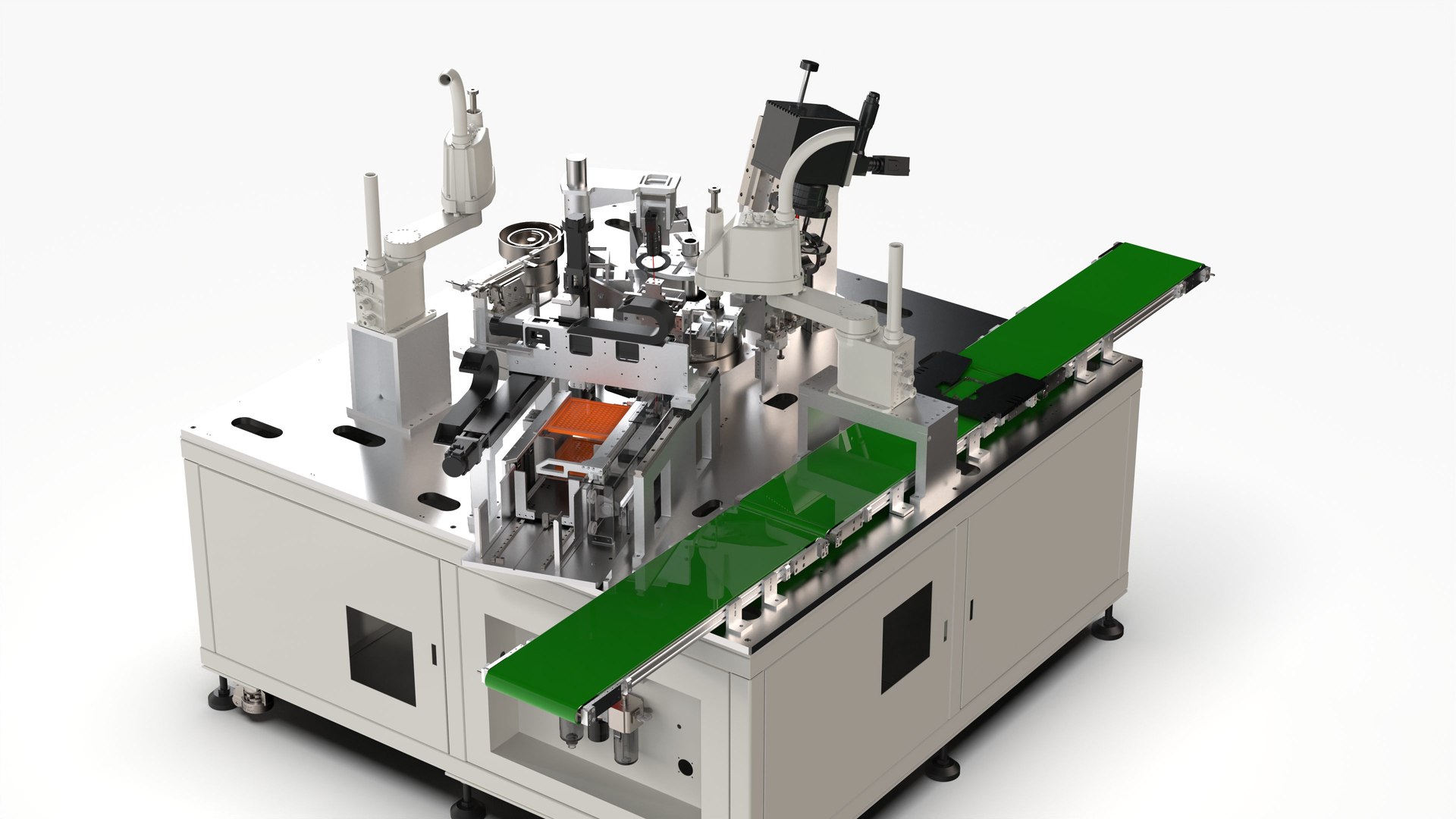 Automatic Mobile Phone Assembly And Laser Welding Machine 3D ...