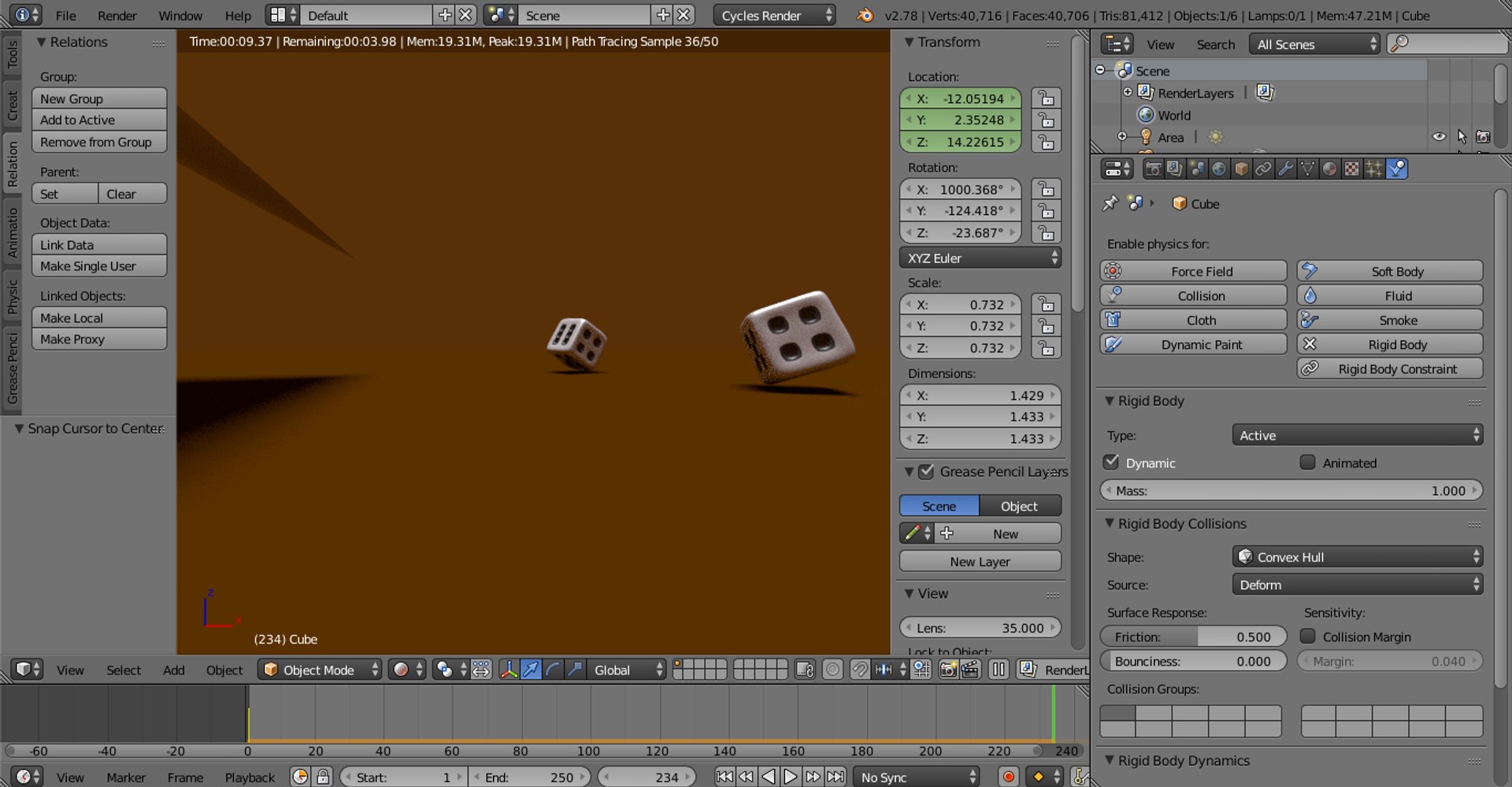 Dice Roll Animation 3D - TurboSquid 1209851
