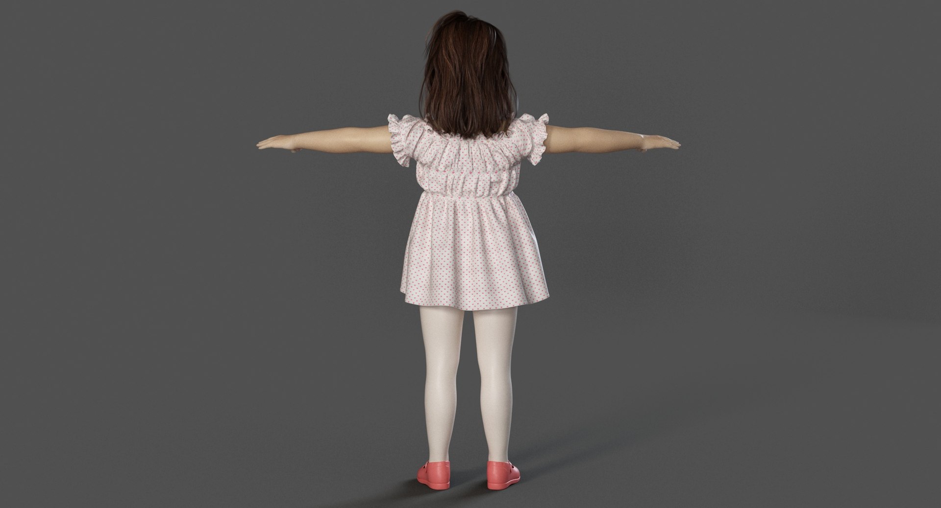 3D Hope Realistic Little Girl Character - TurboSquid 2073455