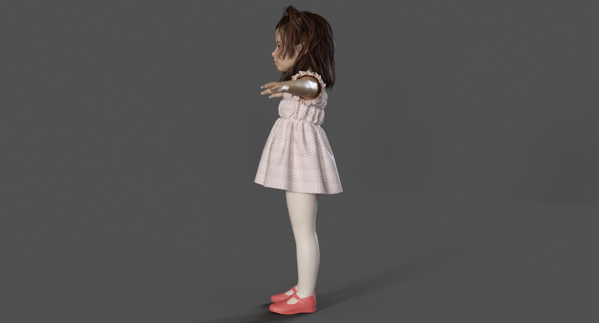 3D Hope Realistic Little Girl Character - TurboSquid 2073455