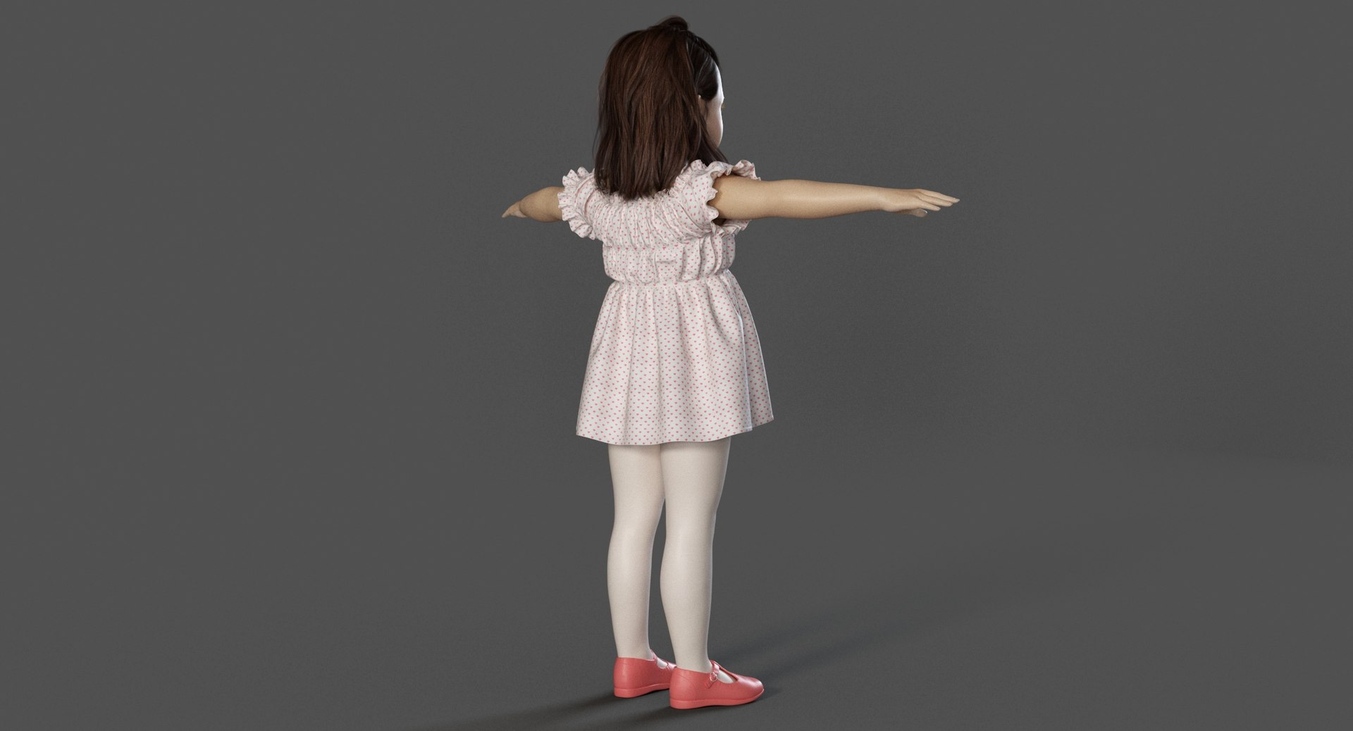 3D Hope Realistic Little Girl Character - TurboSquid 2073455