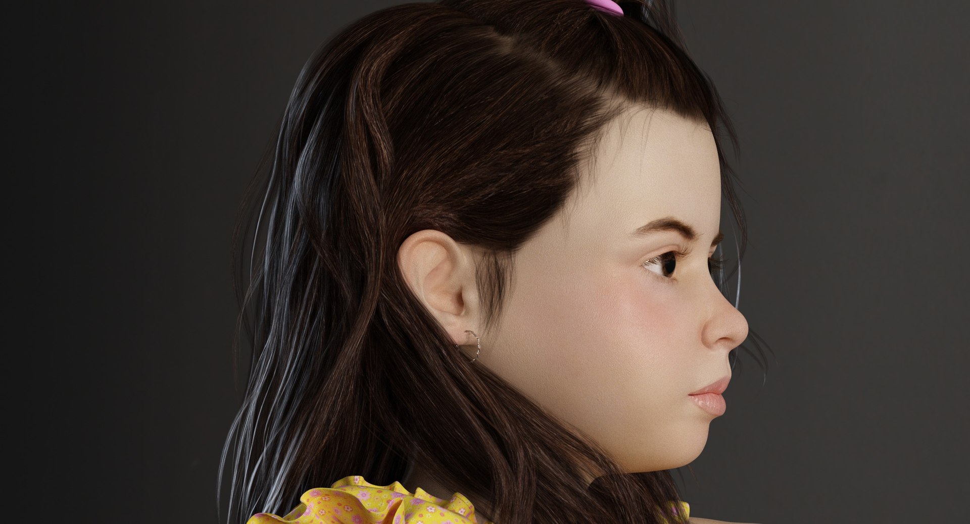 3D Hope Realistic Little Girl Character - TurboSquid 2073455