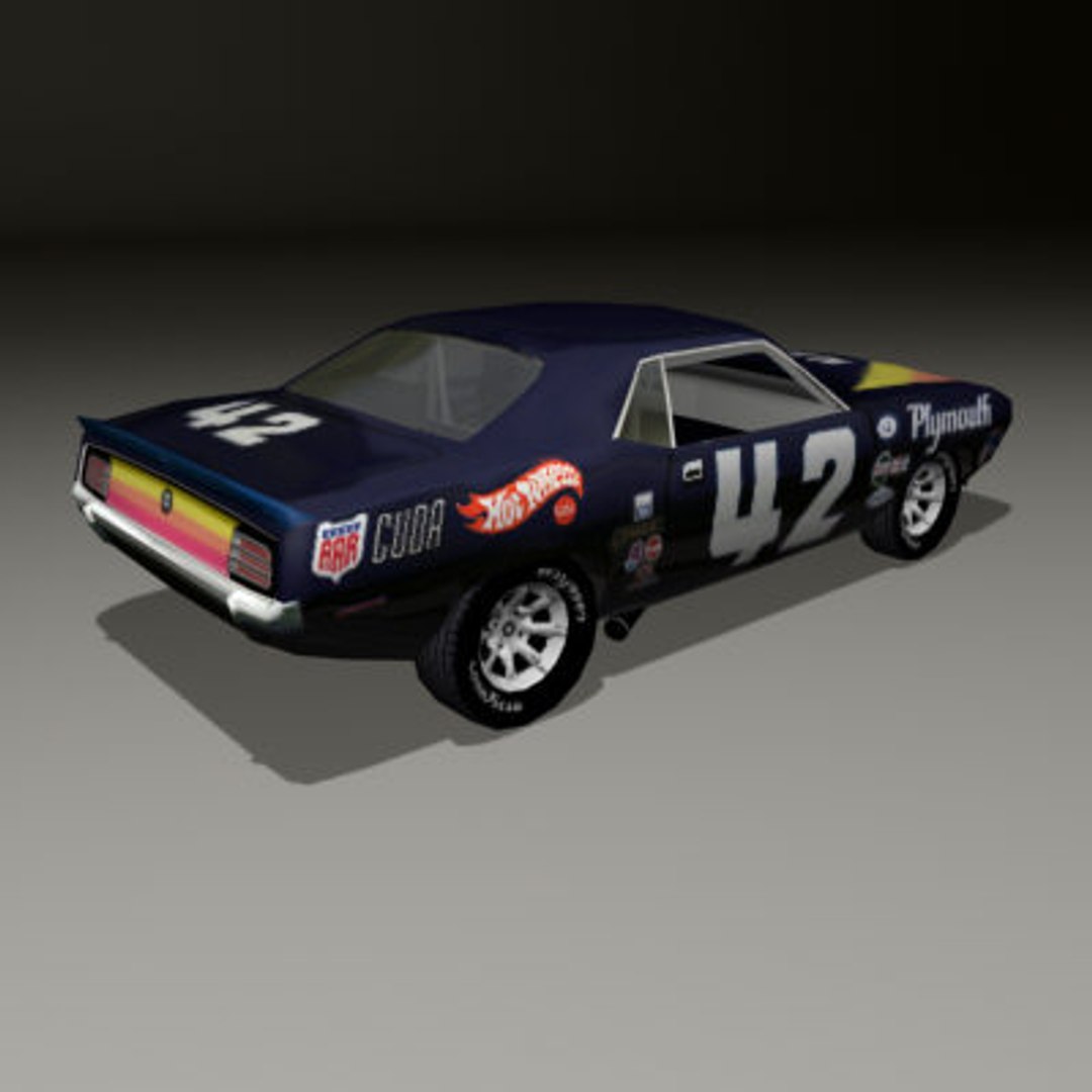 Plymouth Cuda 3d Model