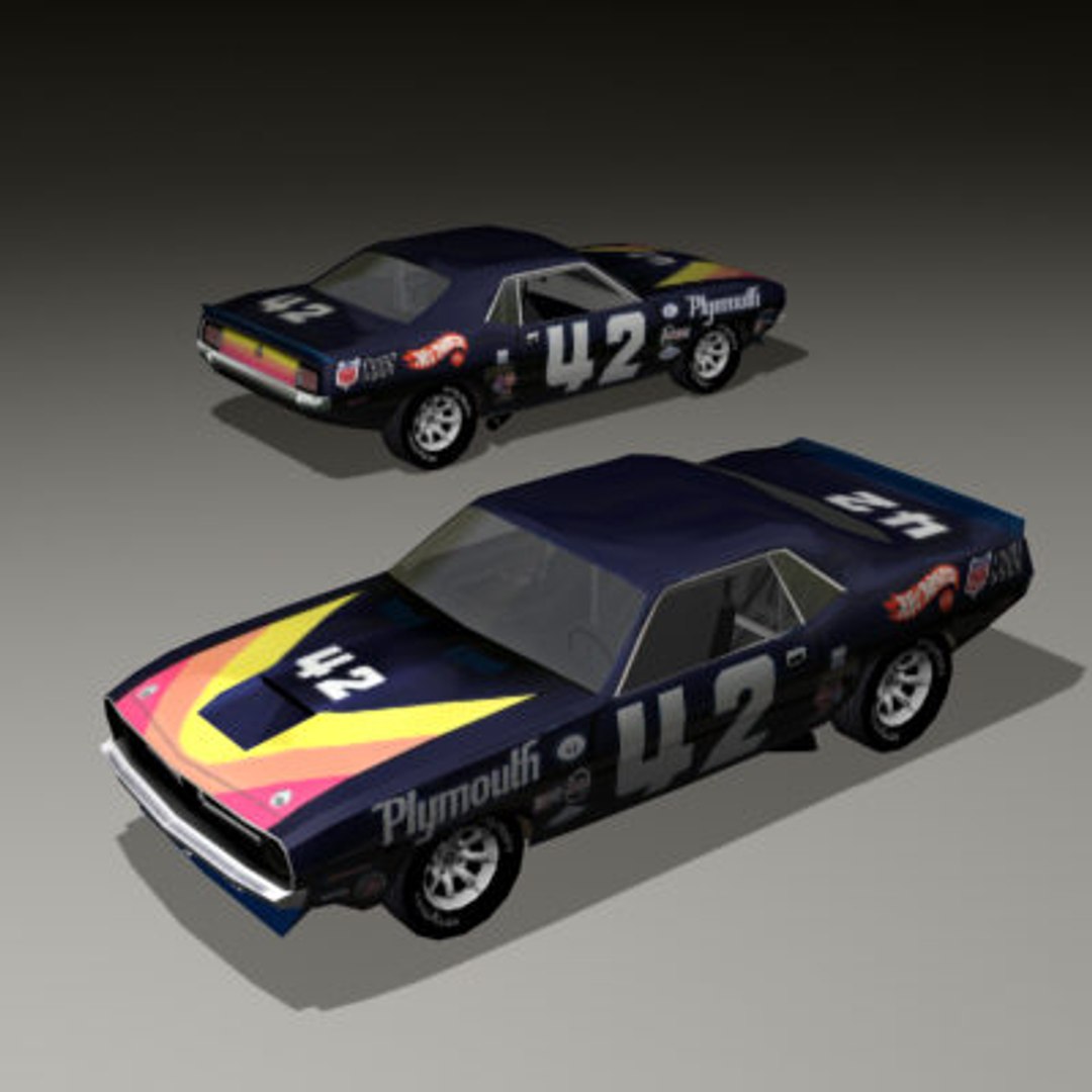 Plymouth Cuda 3d Model