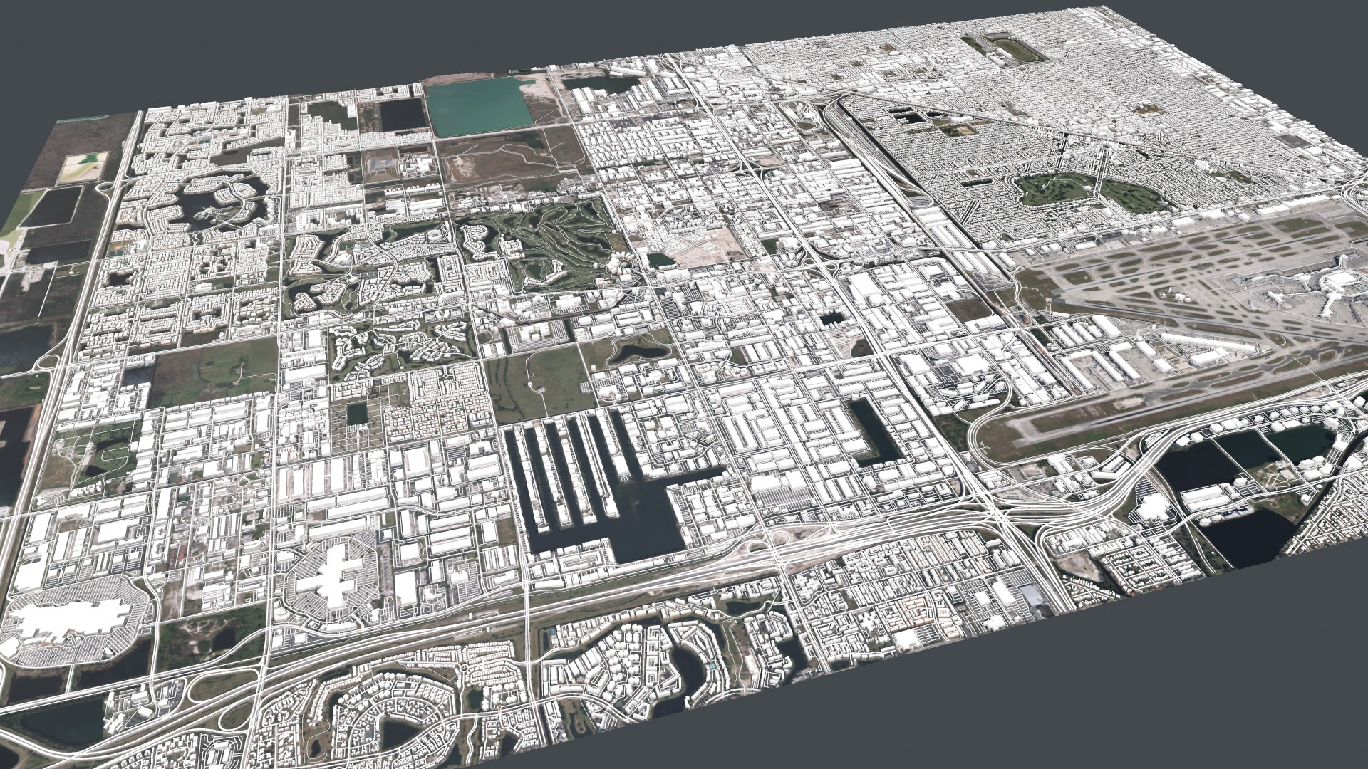 Cityscape Miami Florida USA 3D Model - TurboSquid 1738588