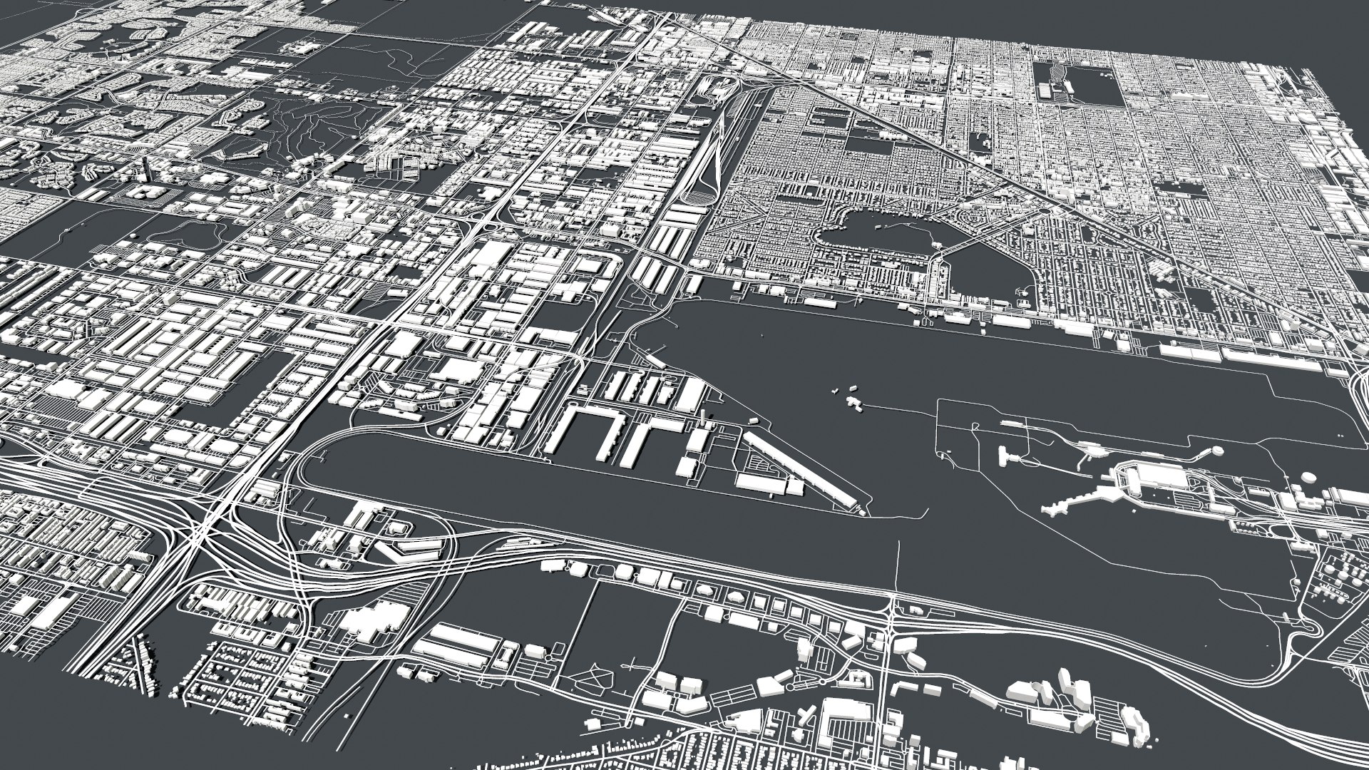 Cityscape Miami Florida USA 3D Model - TurboSquid 1738588