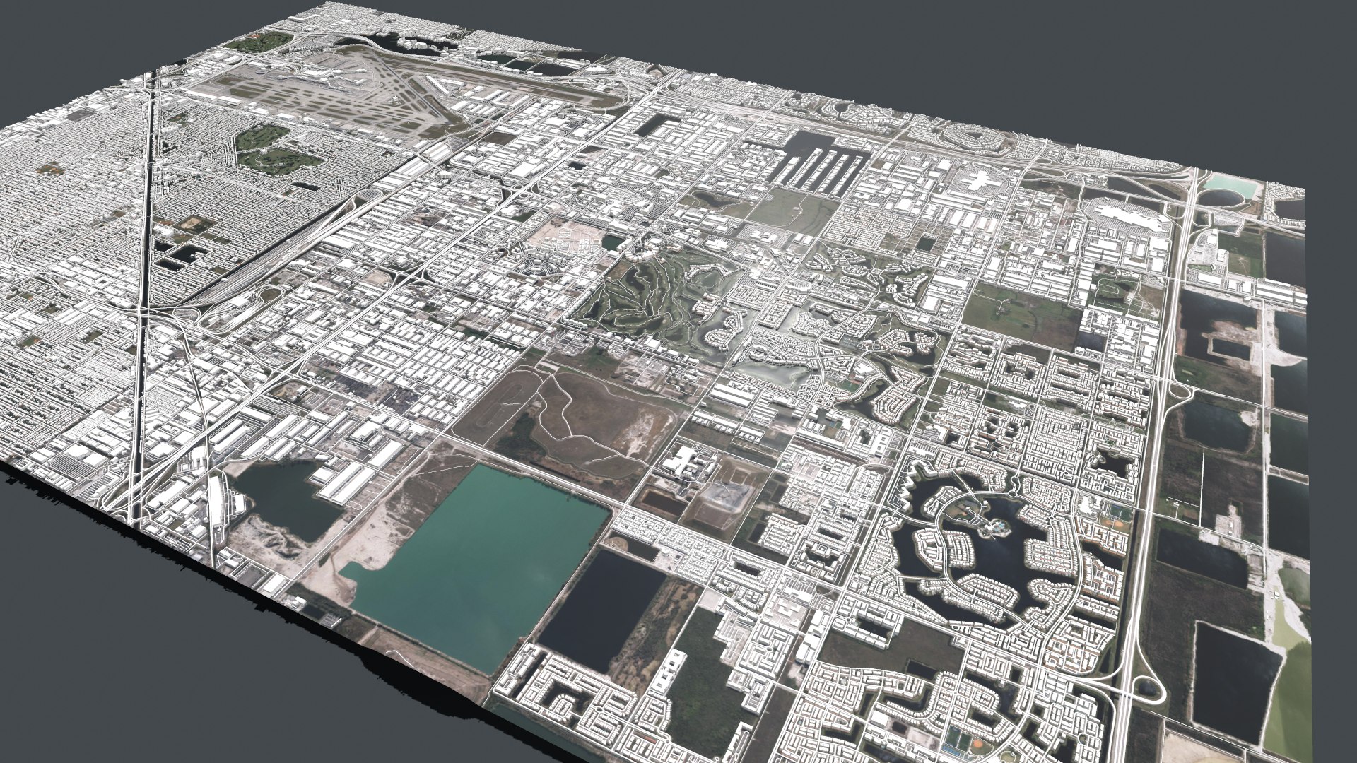 Cityscape Miami Florida USA 3D Model - TurboSquid 1738588