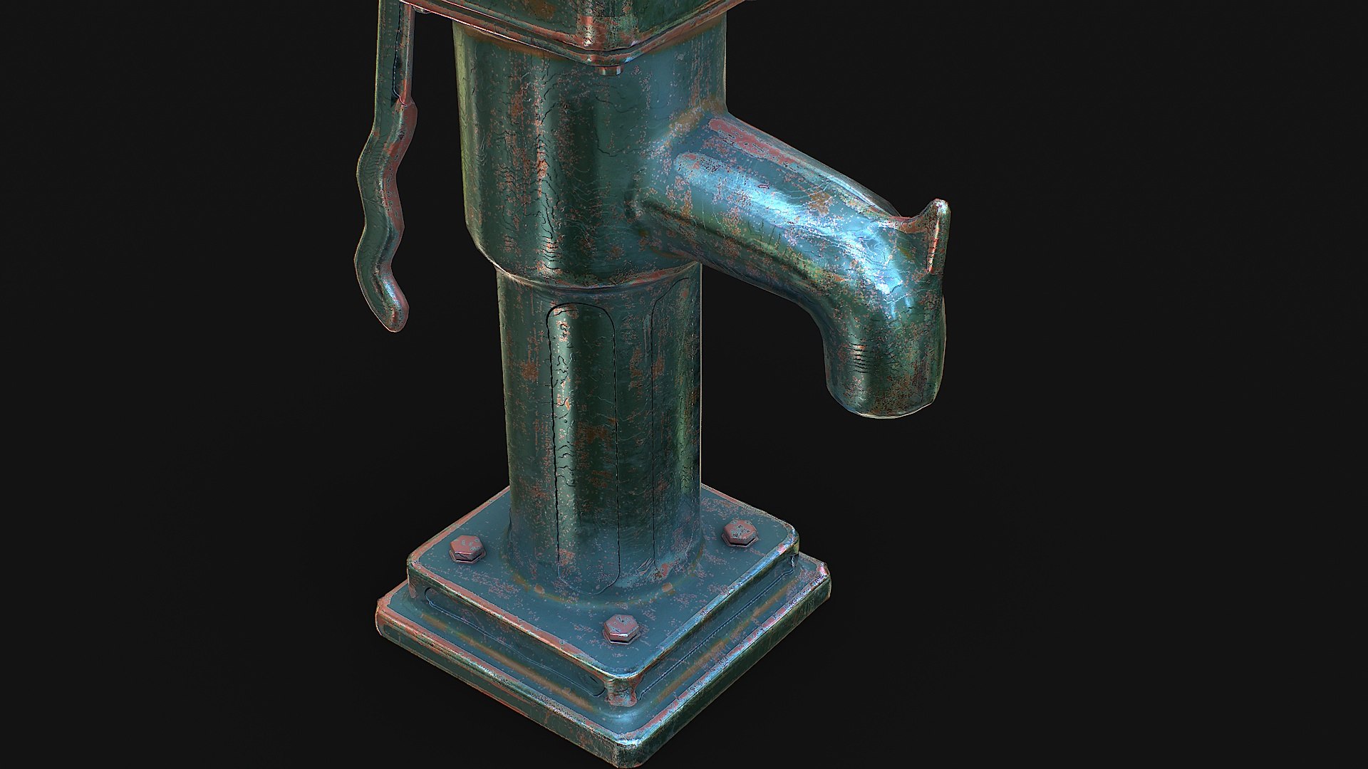 Tube Well - Water Hand Pump Model - TurboSquid 2030266