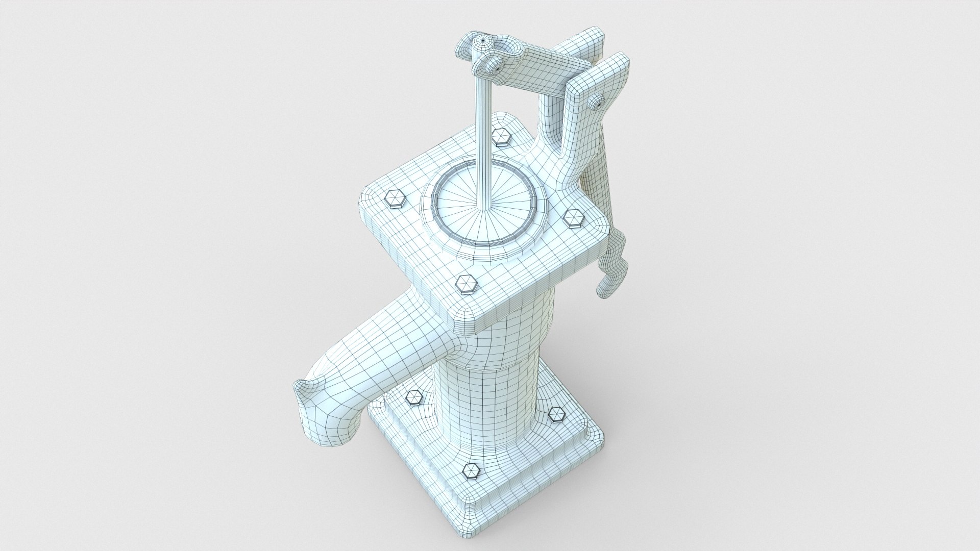 Tube Well - Water Hand Pump Model - TurboSquid 2030266