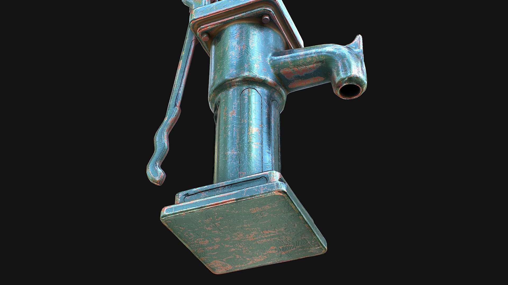 Tube Well - Water Hand Pump Model - TurboSquid 2030266