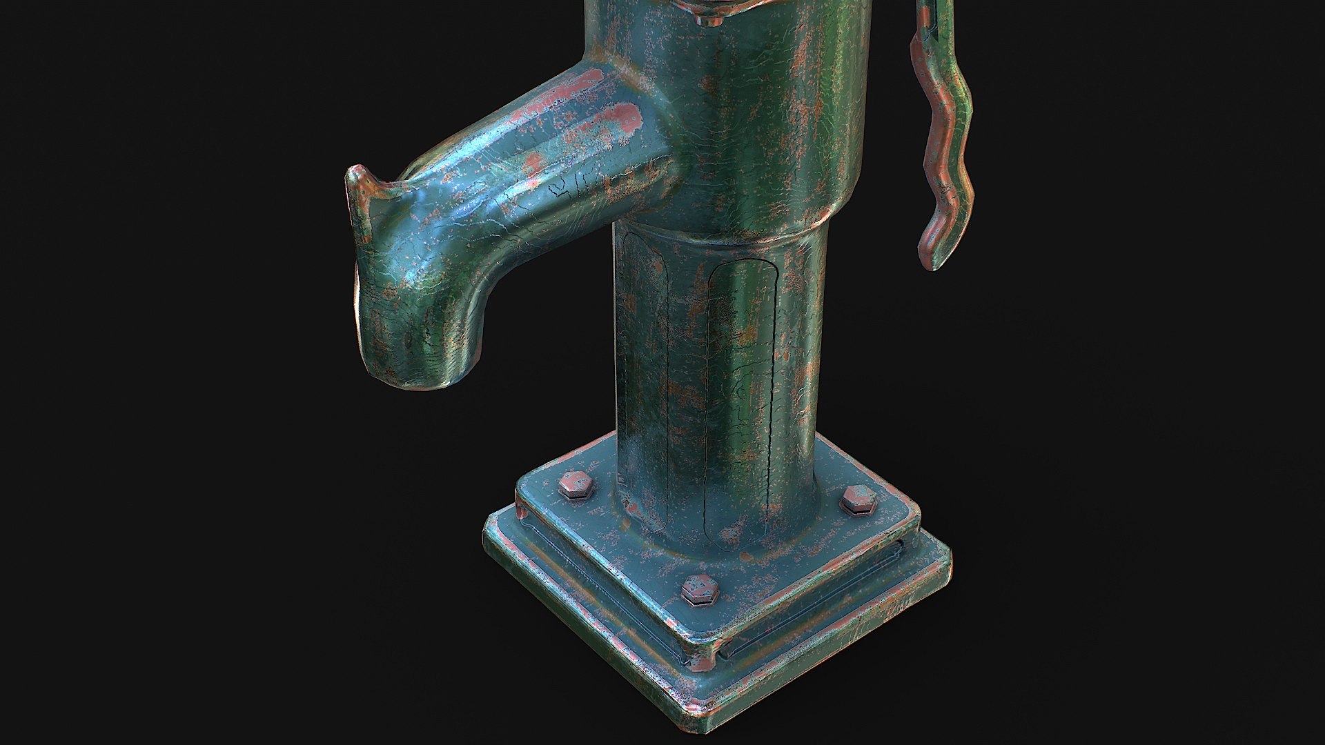 Tube Well - Water Hand Pump Model - TurboSquid 2030266