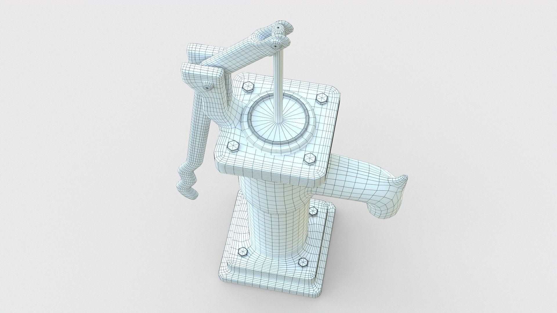 Tube Well - Water Hand Pump Model - TurboSquid 2030266