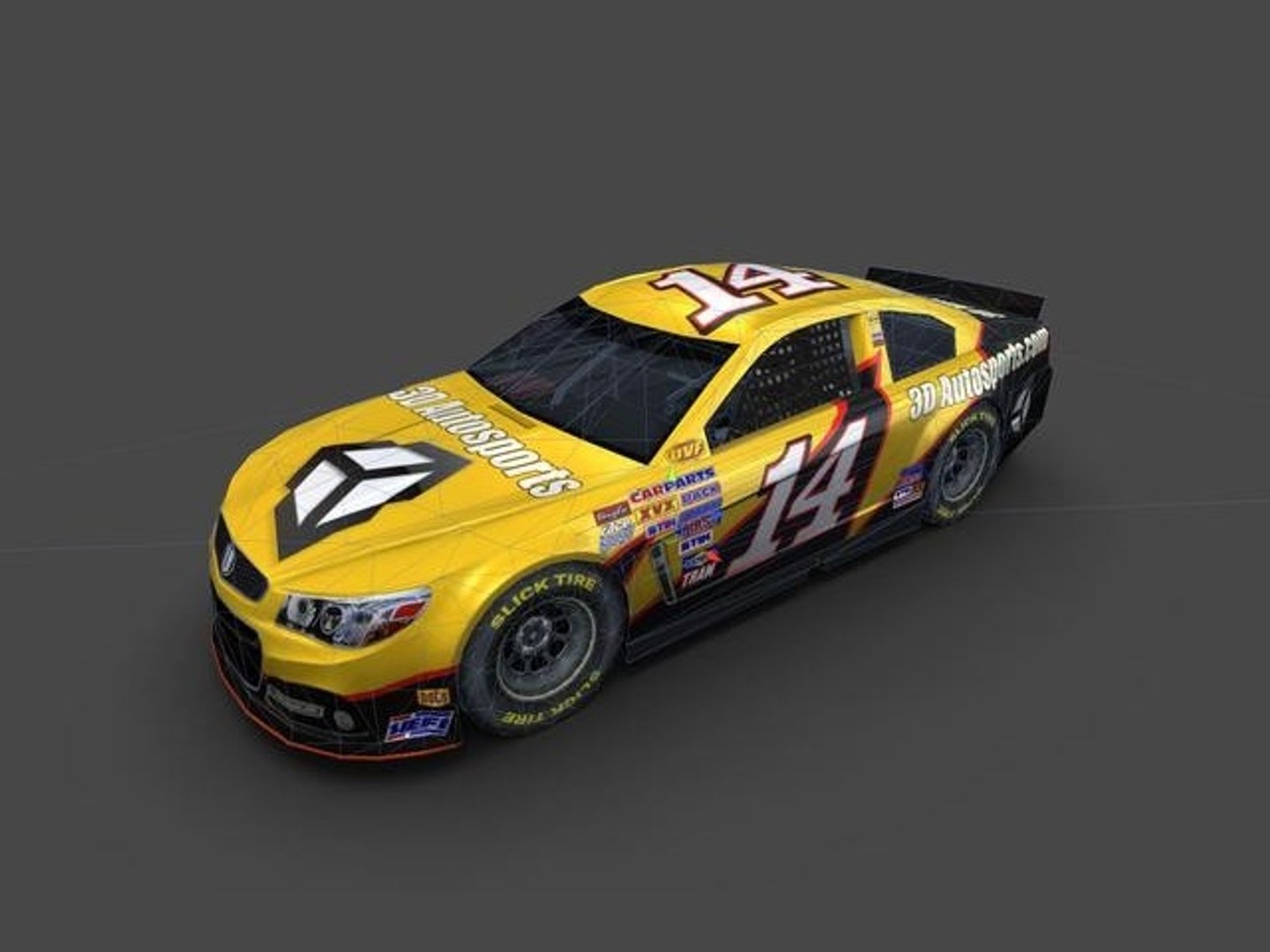 Car Nascar Chevy 3d Max