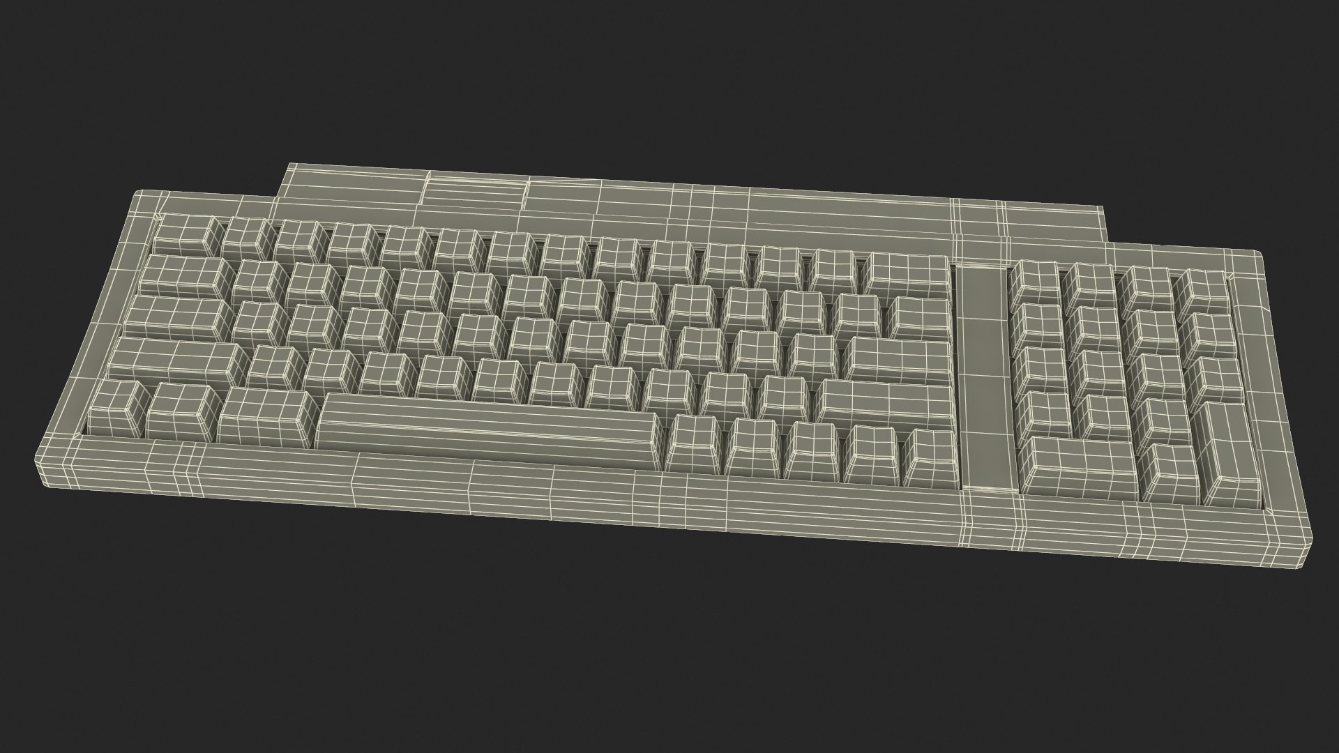 3D Vintage Apple Keyboard II And Mouse Set - TurboSquid 2209129