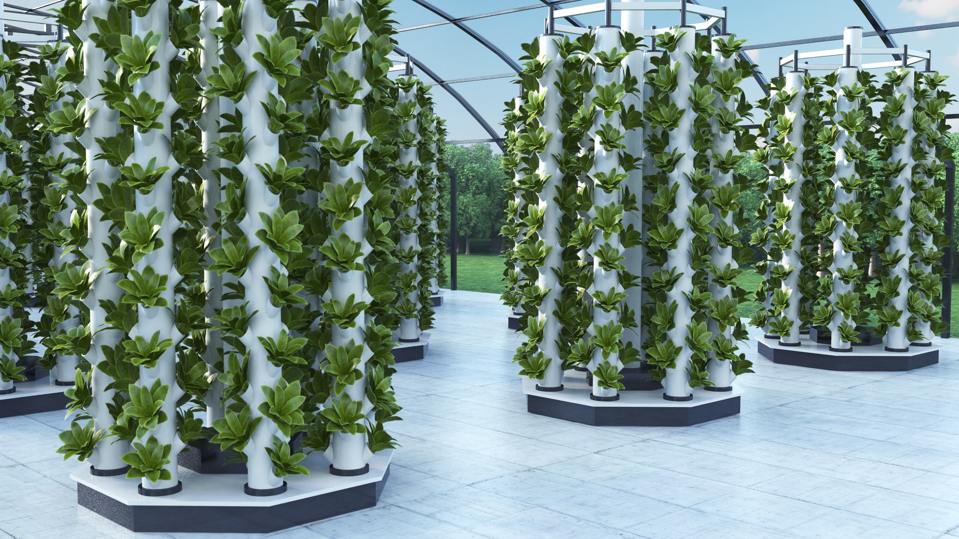 Hydroponics Vertical Farm 07 3D Model - TurboSquid 1883565