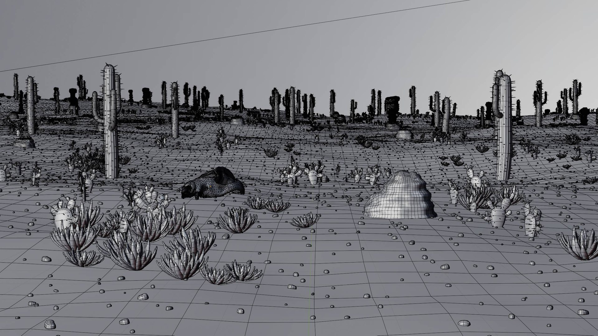 3D Stylized Desert Environment - TurboSquid 2231715