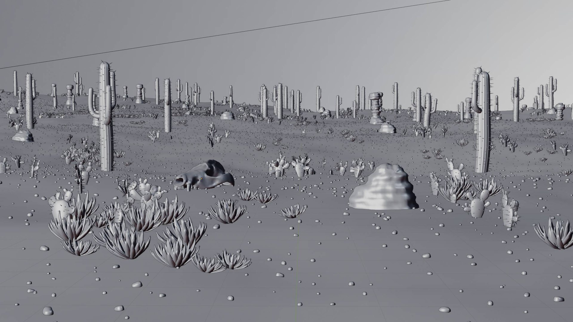 3D Stylized Desert Environment - TurboSquid 2231715