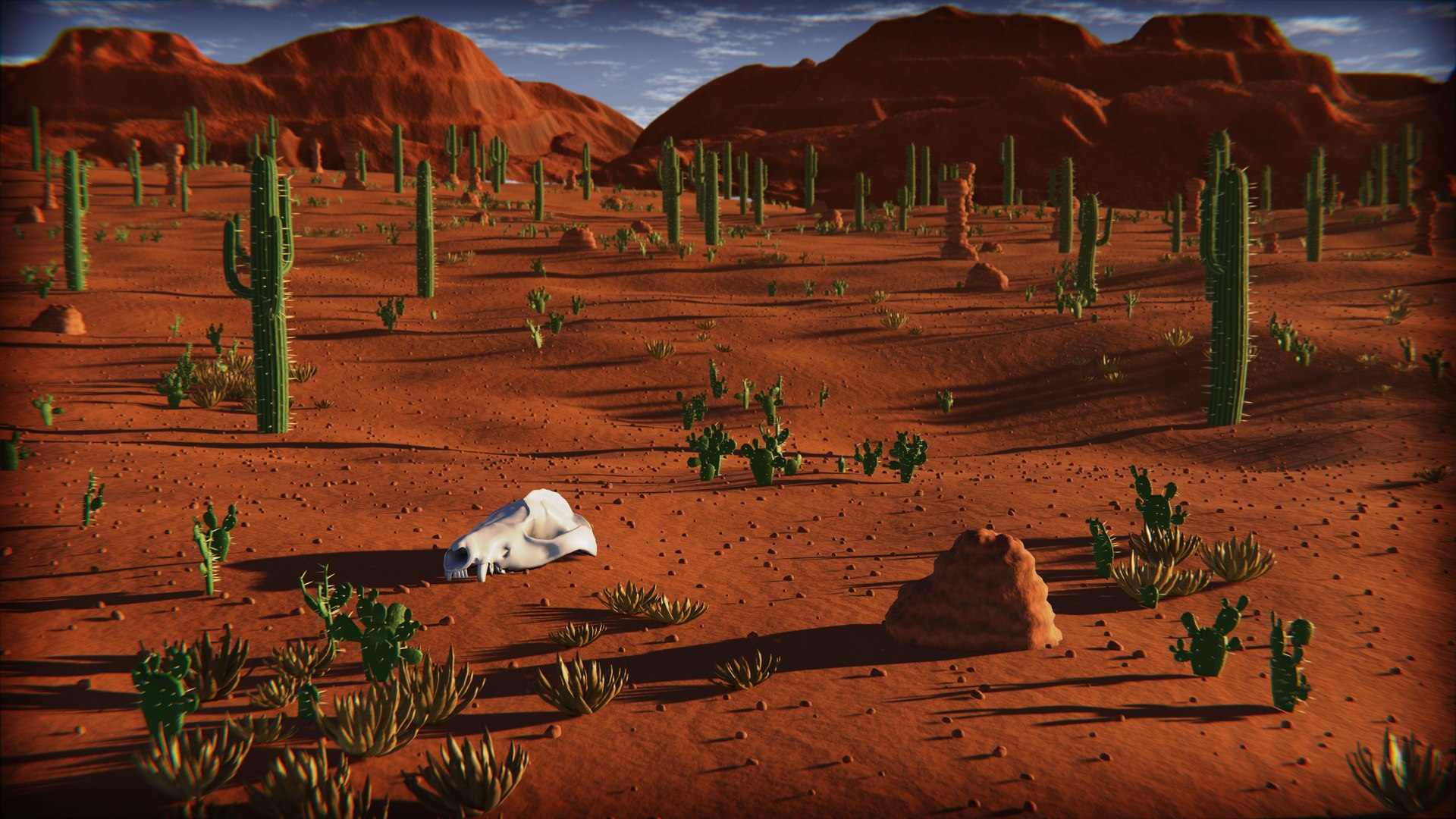 3D Stylized Desert Environment - TurboSquid 2231715