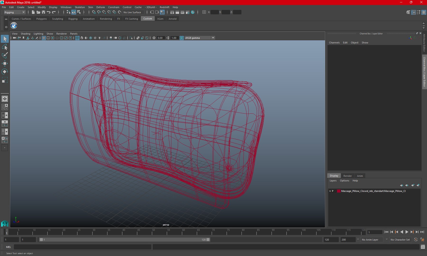 Viktor Jurgen Massage Pillow Closed 3D Model - TurboSquid 2099678