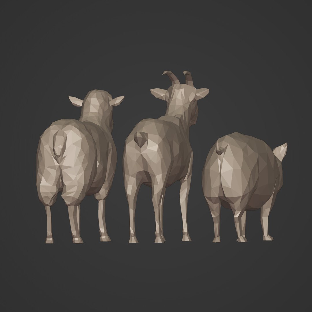 Farm Animals Pack 3D - TurboSquid 1962707