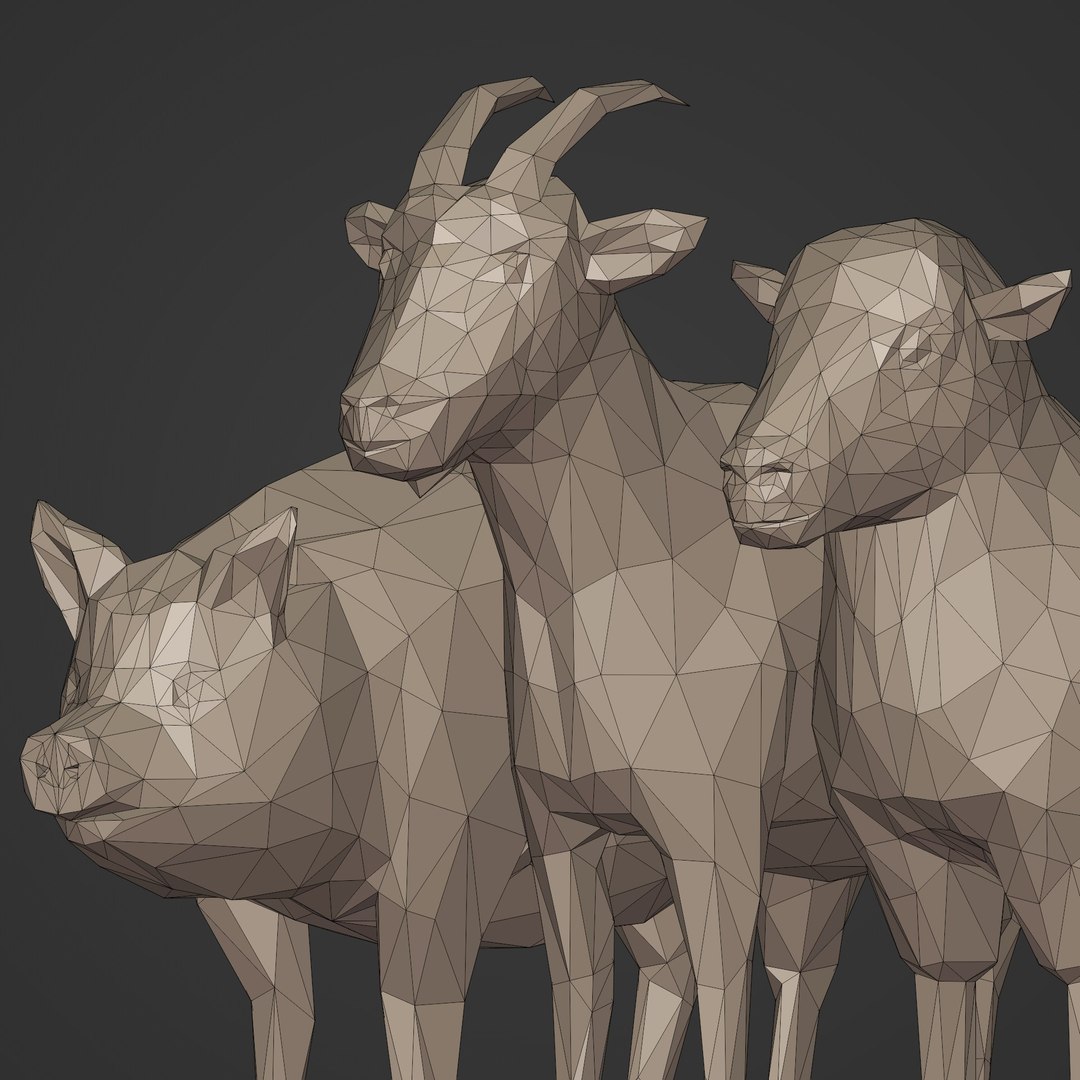 Farm Animals Pack 3D - TurboSquid 1962707