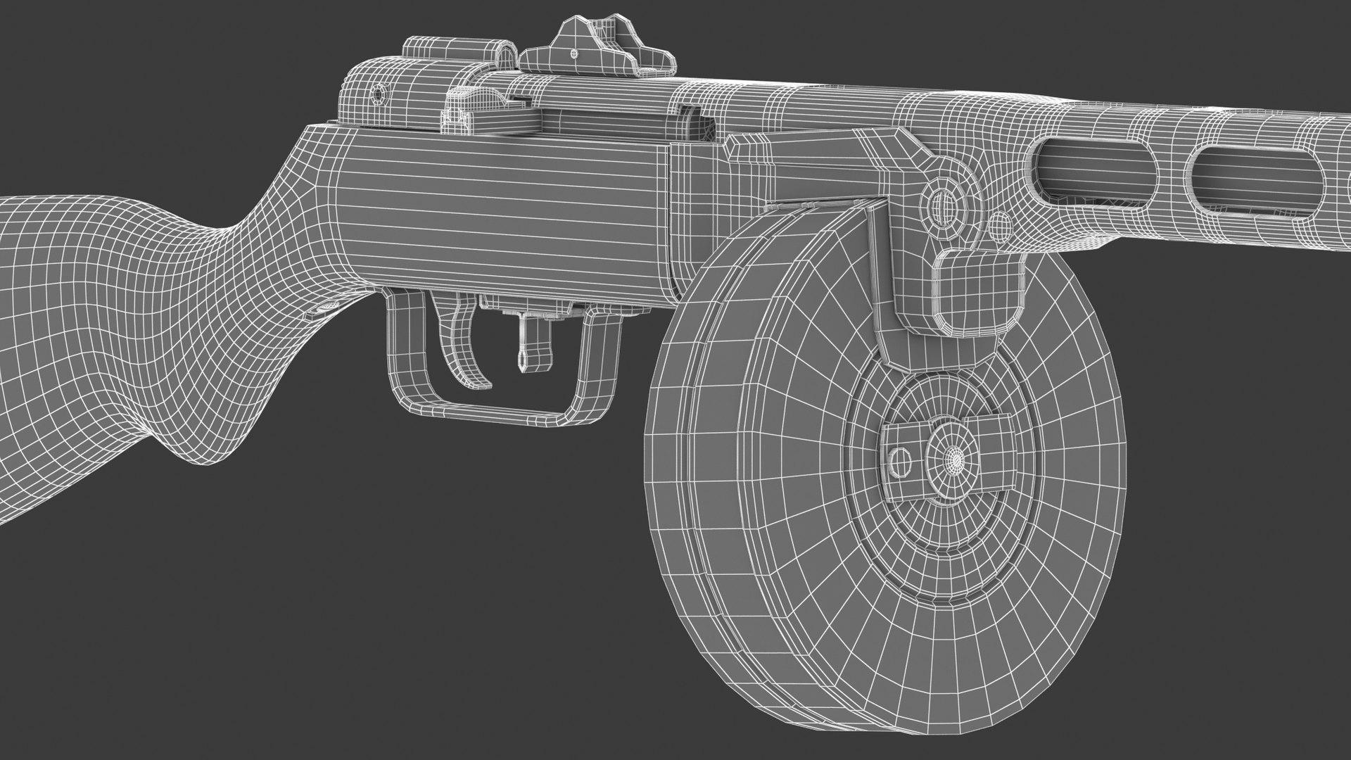 3D PPSh-41 - TurboSquid 1793265