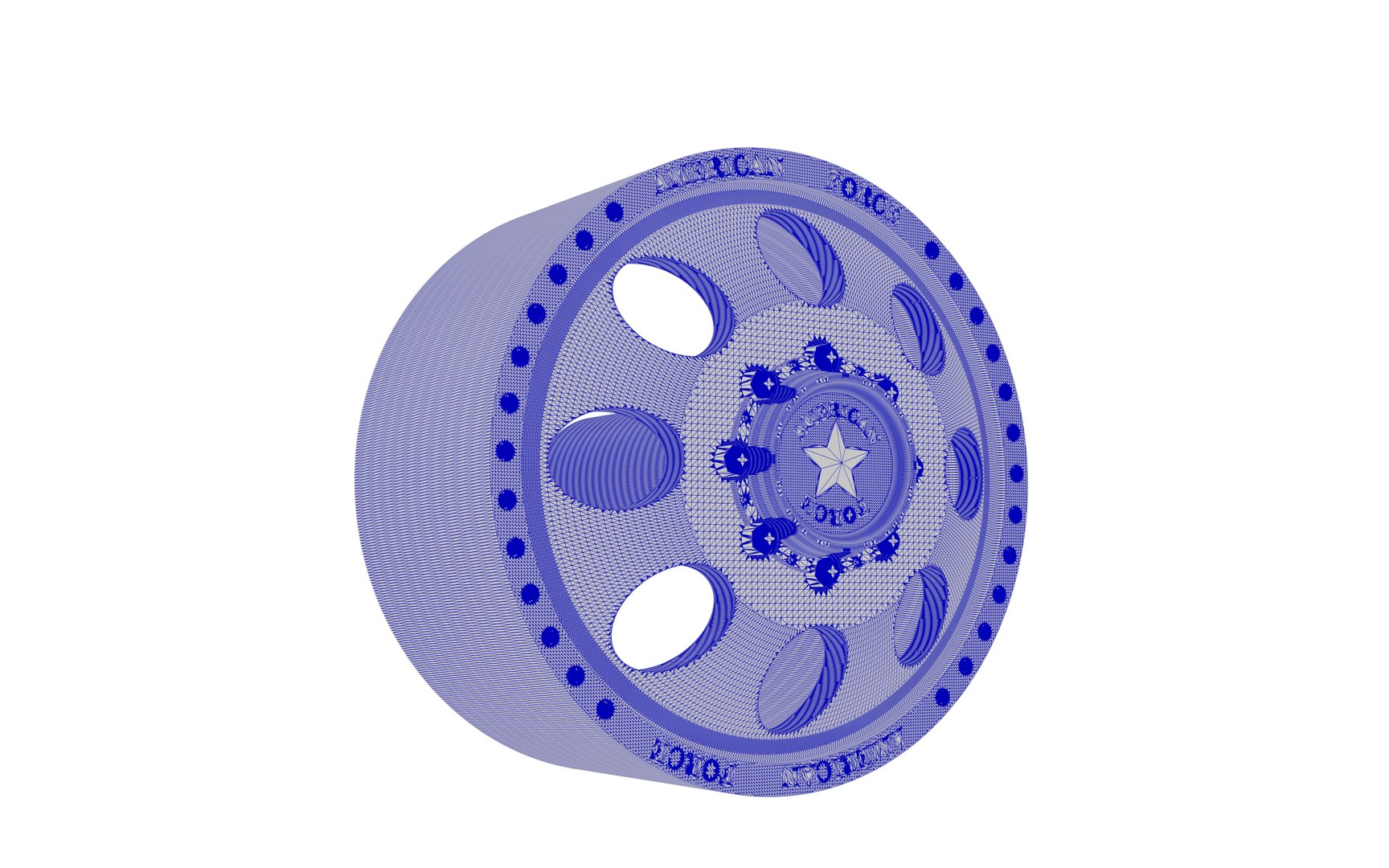 AMERICAN FORCE DB01 RADIAL DBO WHEEL RIM 3D Model - TurboSquid 2147515