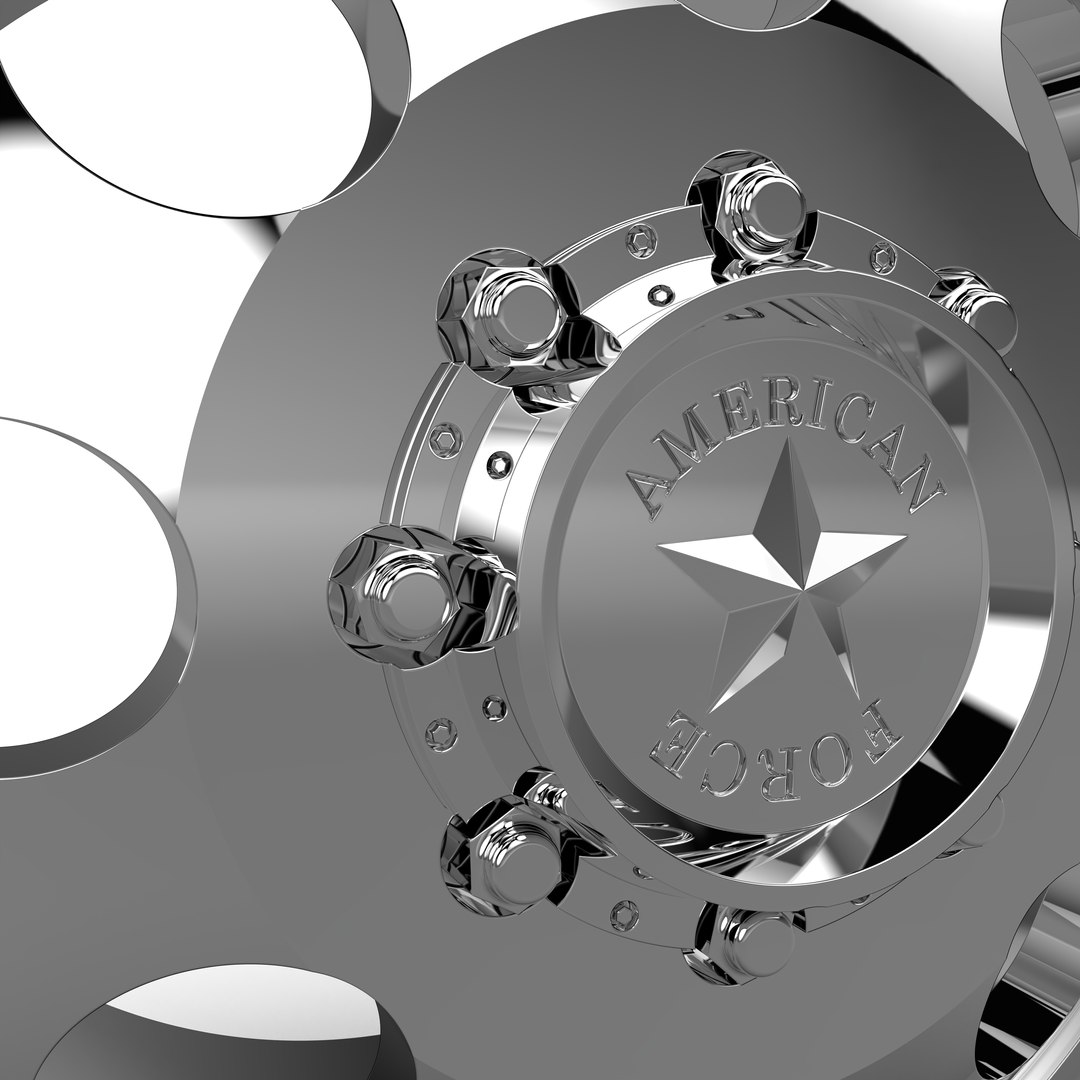 AMERICAN FORCE DB01 RADIAL DBO WHEEL RIM 3D Model - TurboSquid 2147515