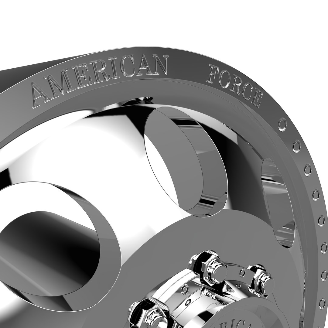 AMERICAN FORCE DB01 RADIAL DBO WHEEL RIM 3D Model - TurboSquid 2147515