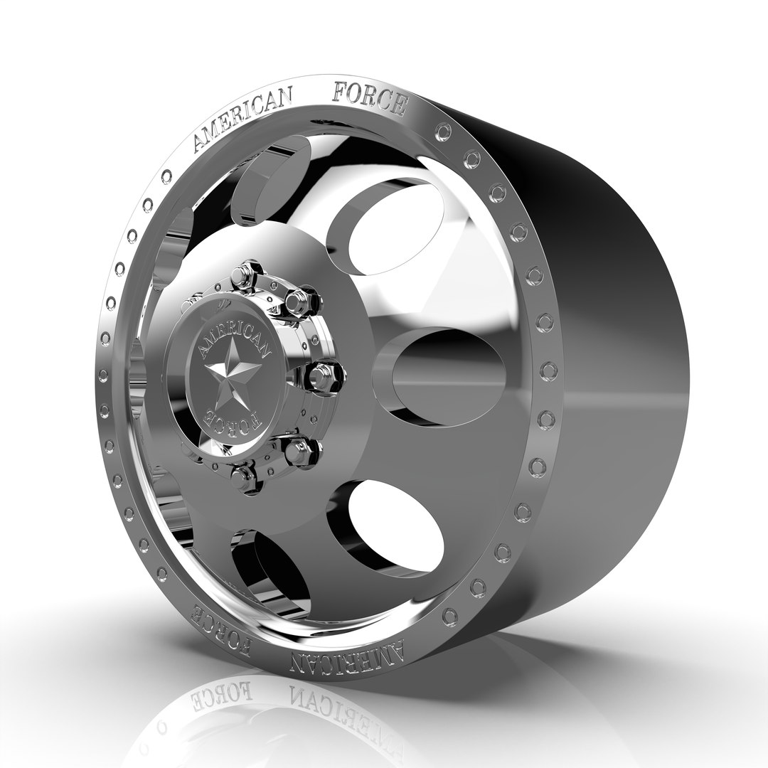 AMERICAN FORCE DB01 RADIAL DBO WHEEL RIM 3D Model - TurboSquid 2147515