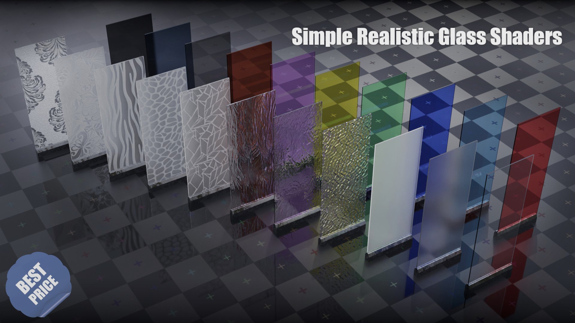 Simple Realistic Glass Shaders 3D Model - TurboSquid 2127098