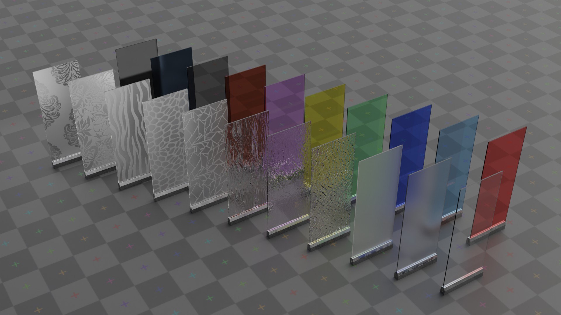 Simple Realistic Glass Shaders 3D Model - TurboSquid 2127098