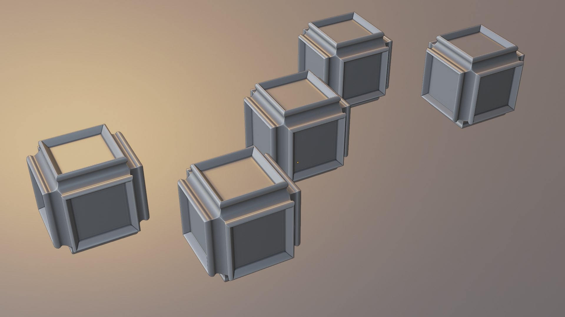 Scifi Simple Box Model 3D Model - TurboSquid 1908611