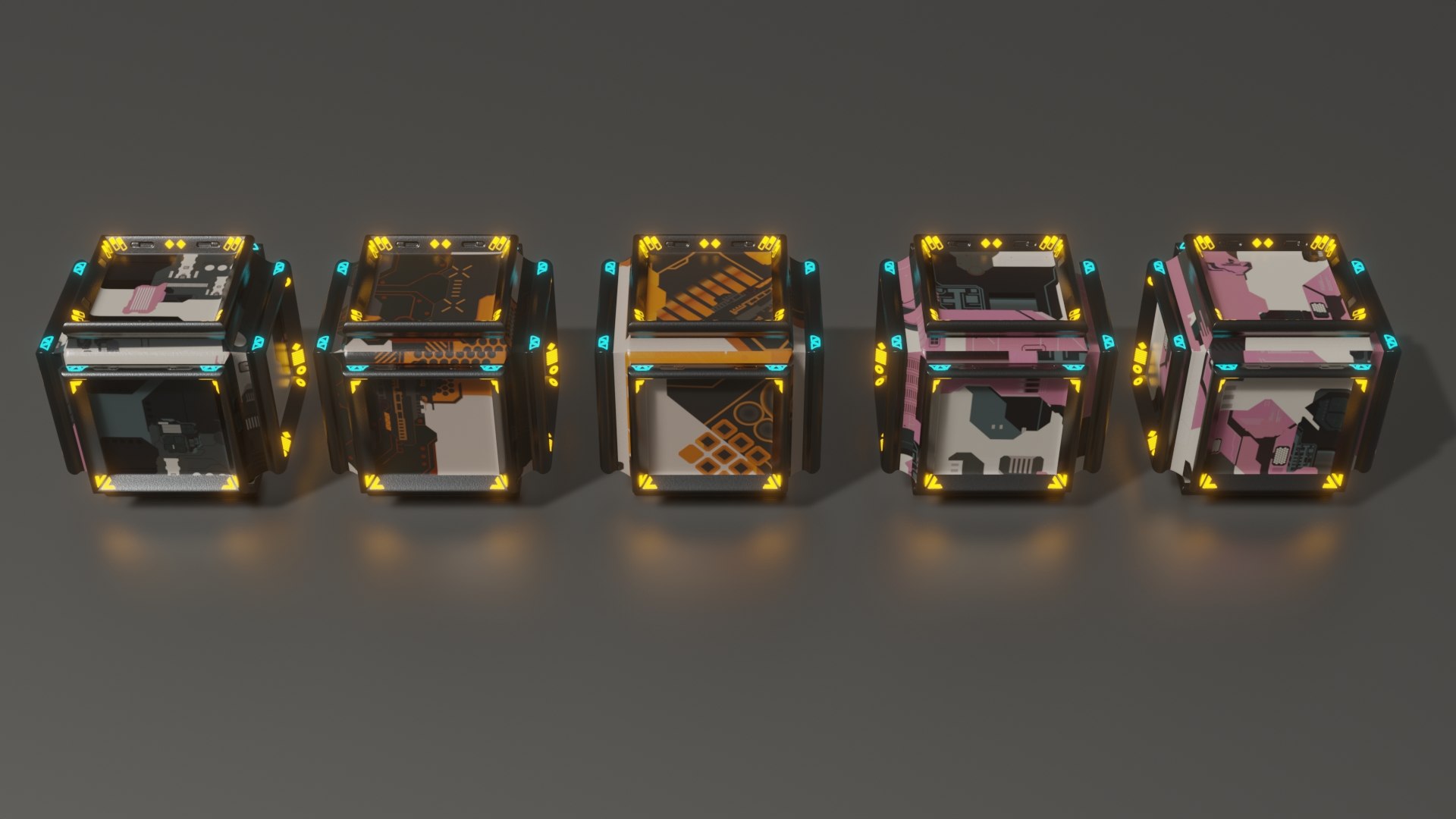 Scifi simple box model 3D model - TurboSquid 1908611