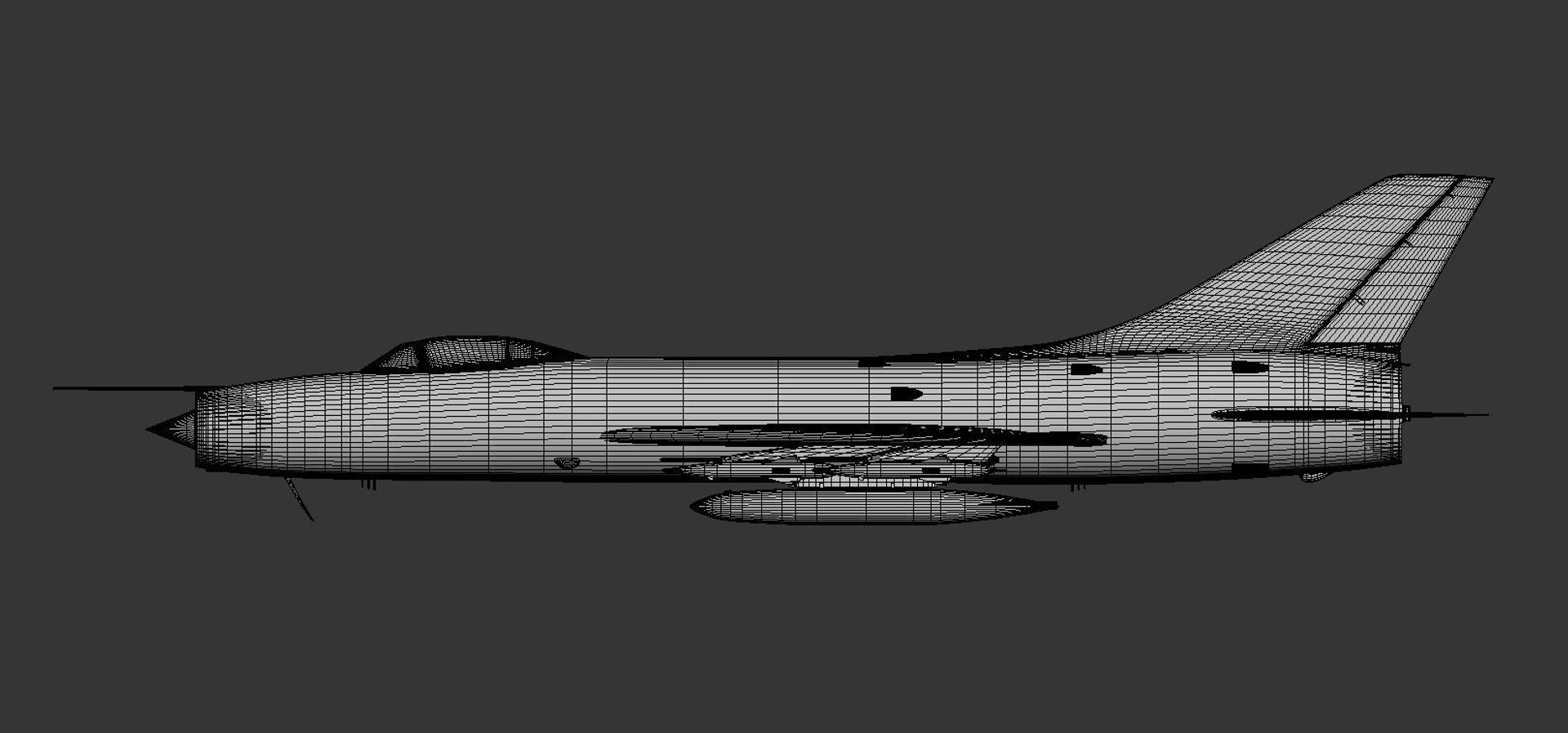 3D Model Sukhoi Su-9 Fishpot - TurboSquid 1407885