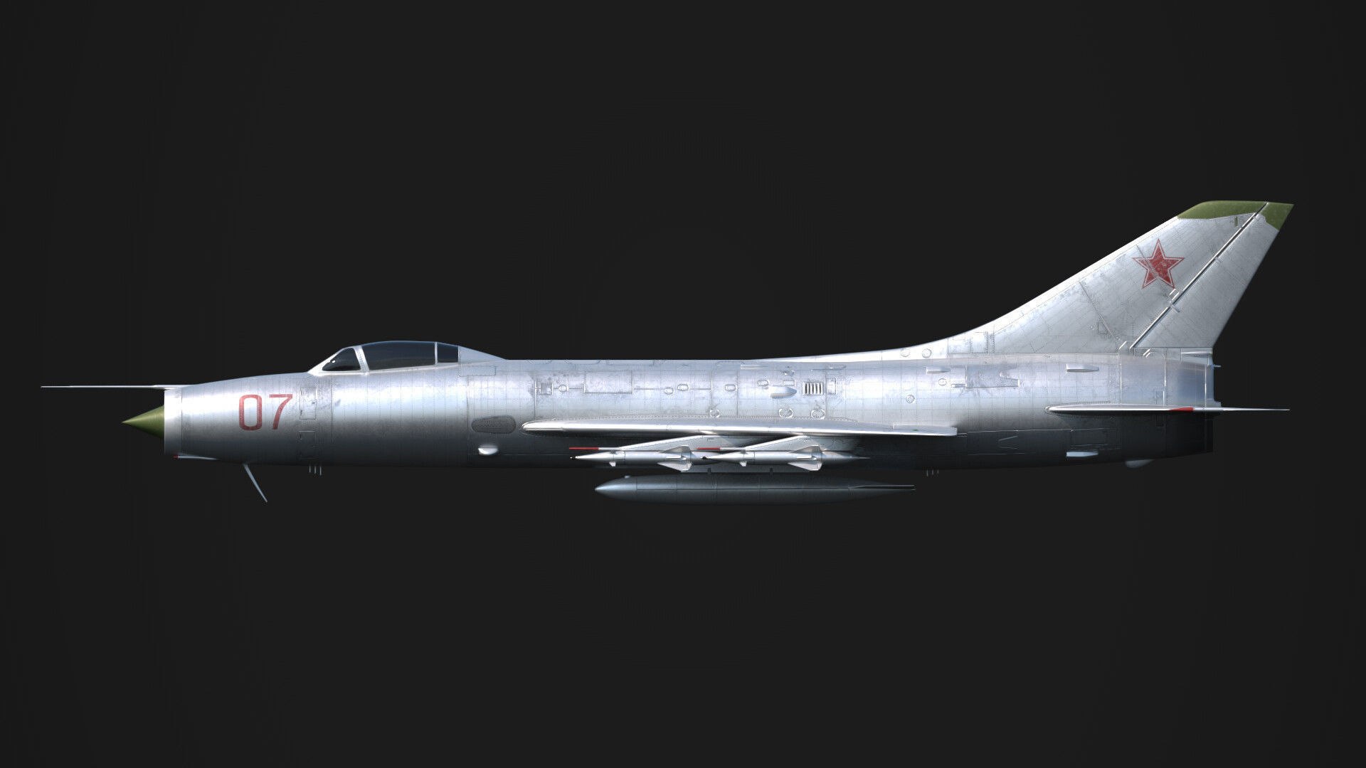 3D Model Sukhoi Su-9 Fishpot - TurboSquid 1407885