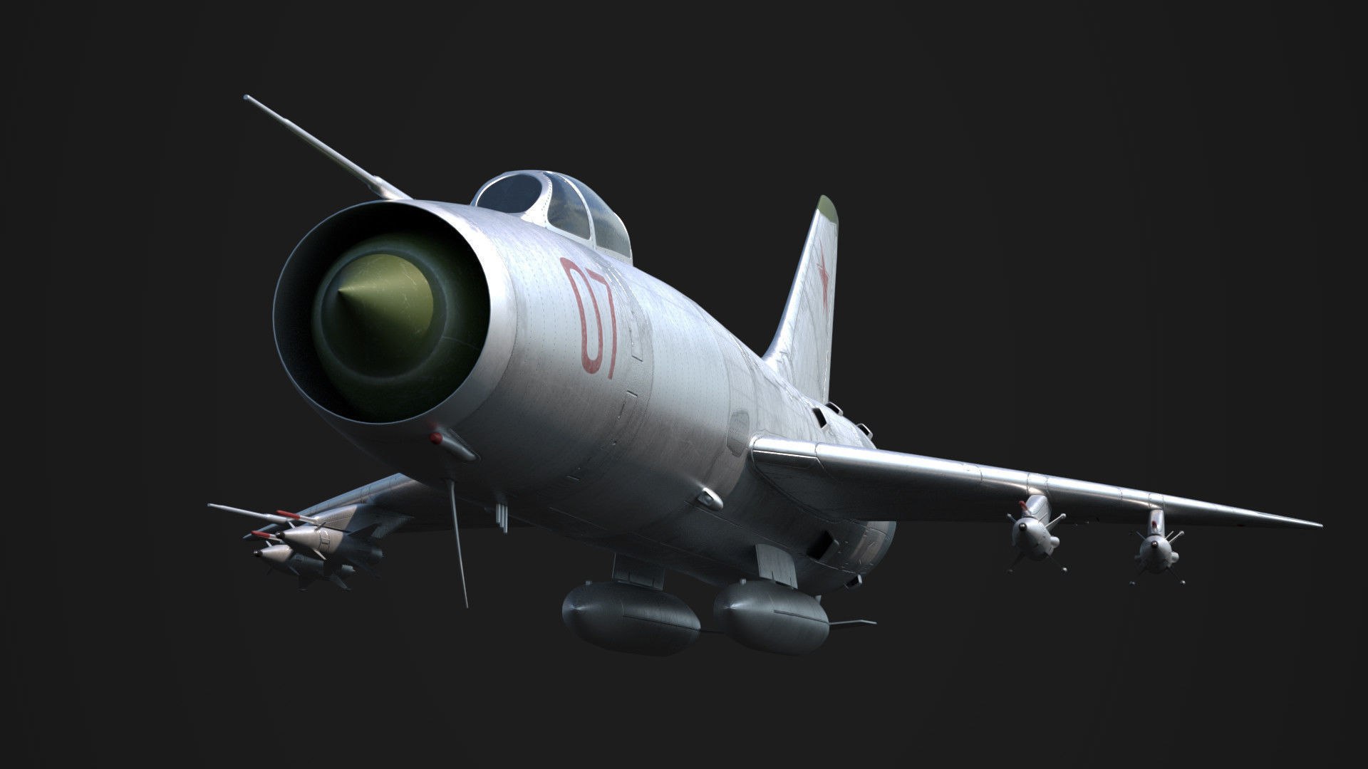 3D Model Sukhoi Su-9 Fishpot - TurboSquid 1407885