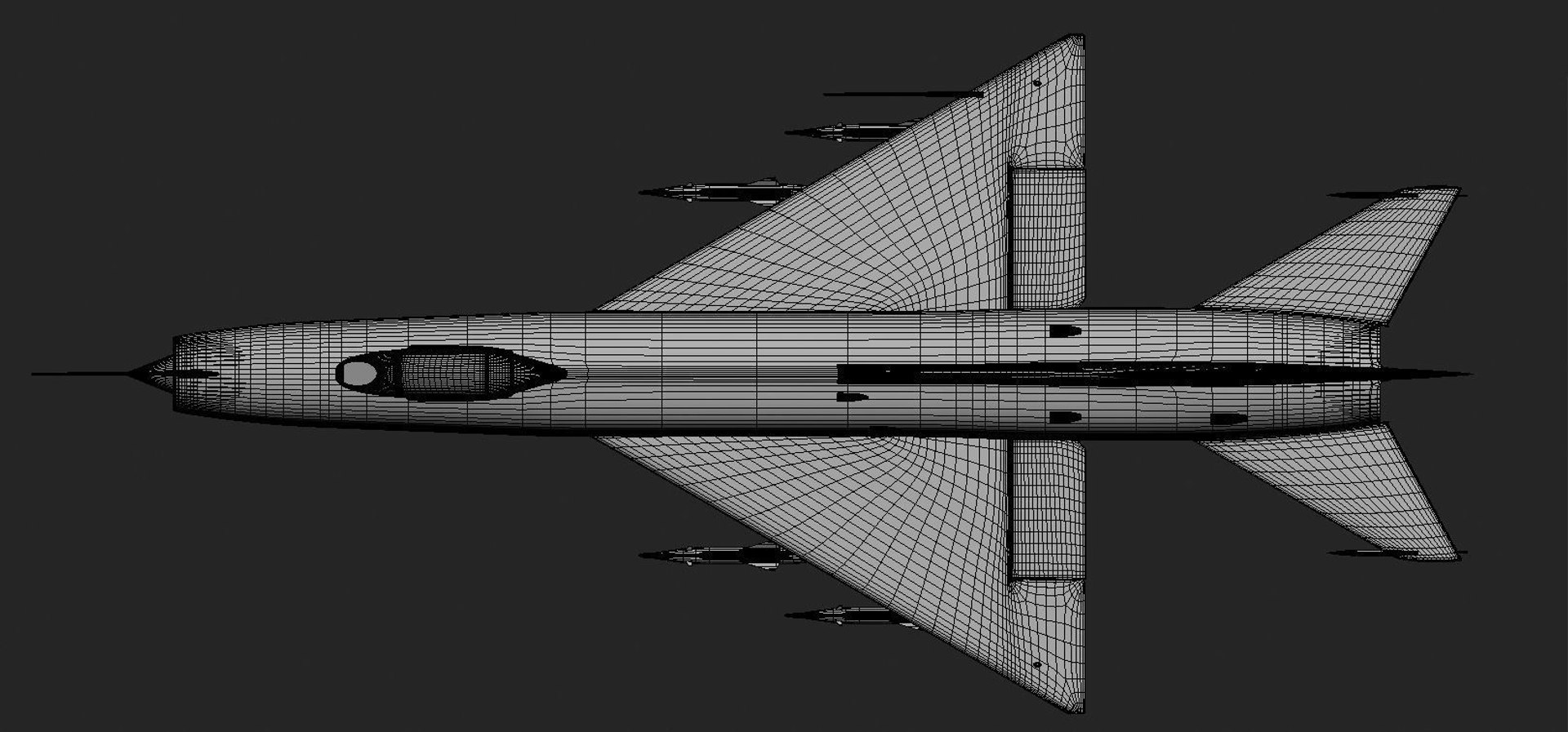 3D Model Sukhoi Su-9 Fishpot - TurboSquid 1407885