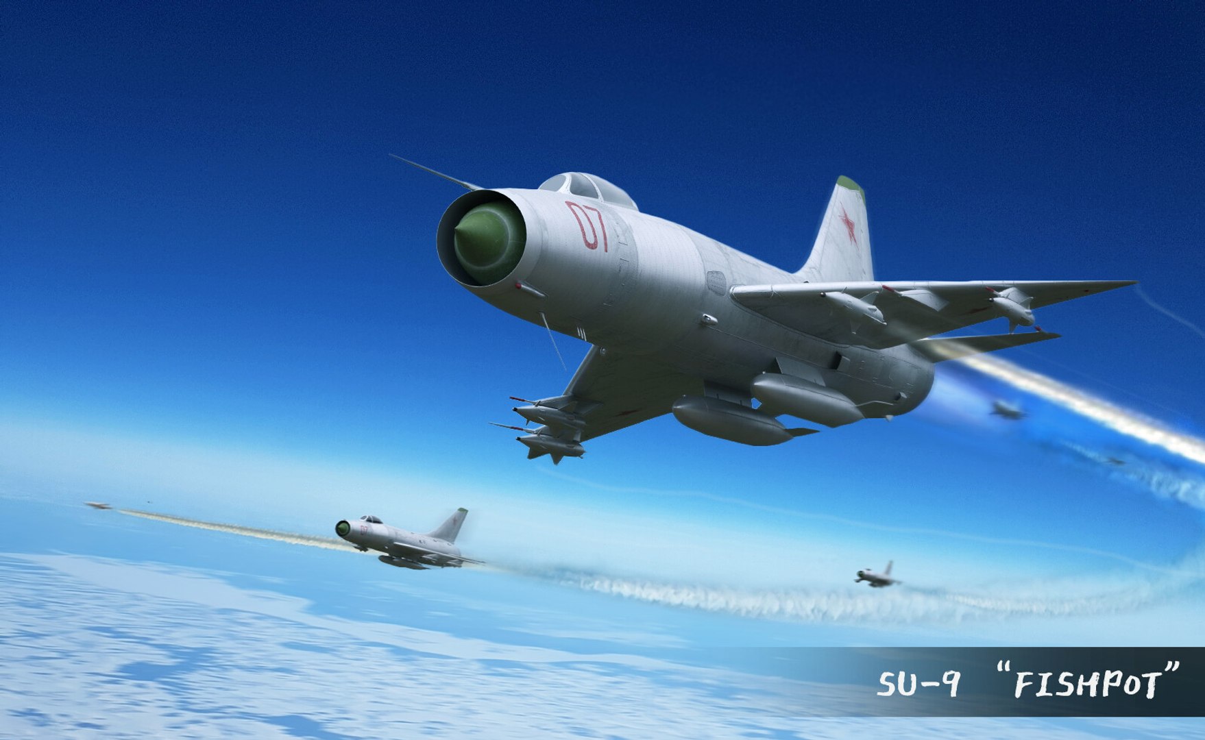 3D Model Sukhoi Su-9 Fishpot - TurboSquid 1407885