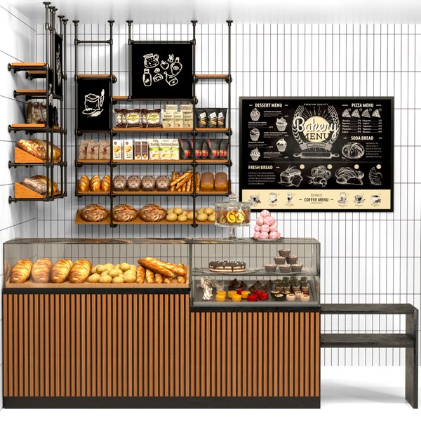 3D bakery products - TurboSquid 1445796