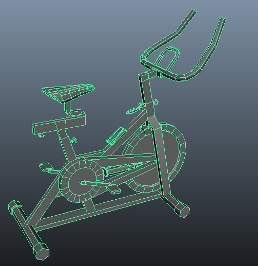 Stationary Exercise Bike Obj